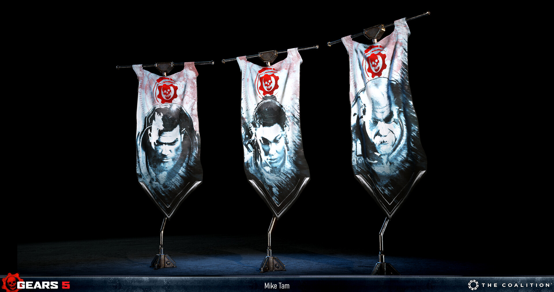 mike tam - Gears 5 Banner Design - part 2