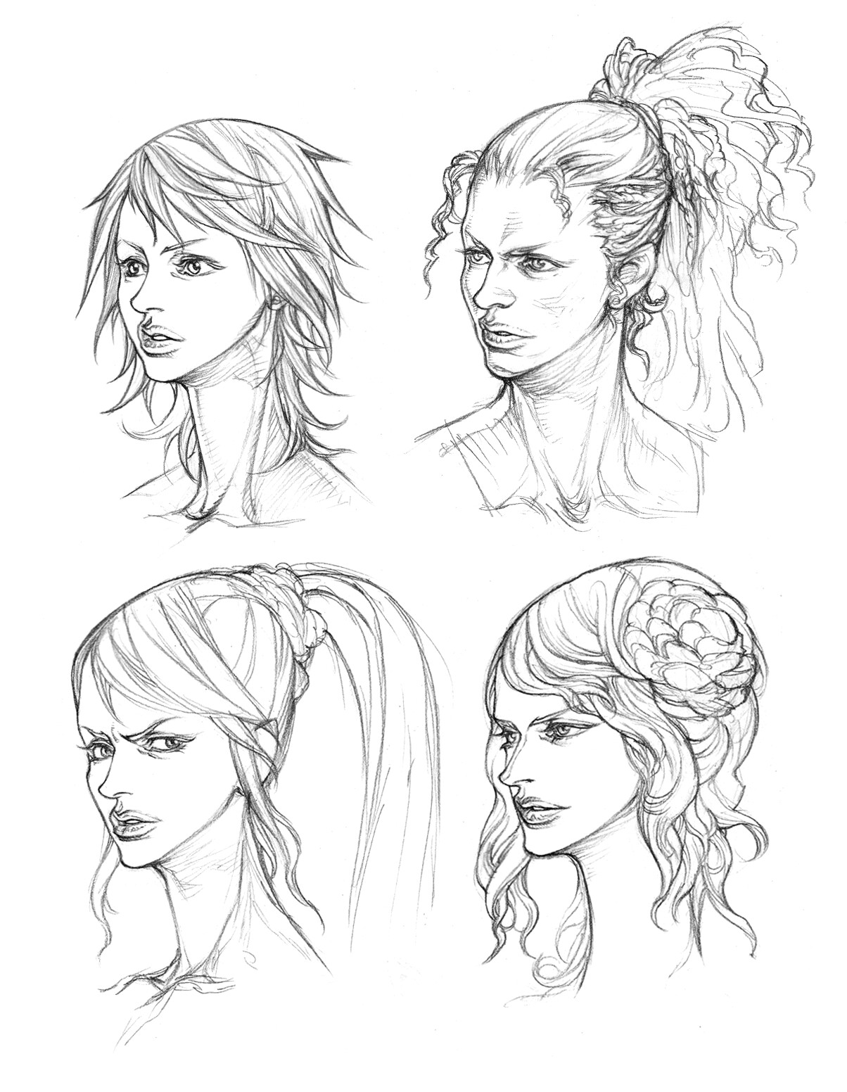 ArtStation - Main Characters. Concept Sketch (2008)