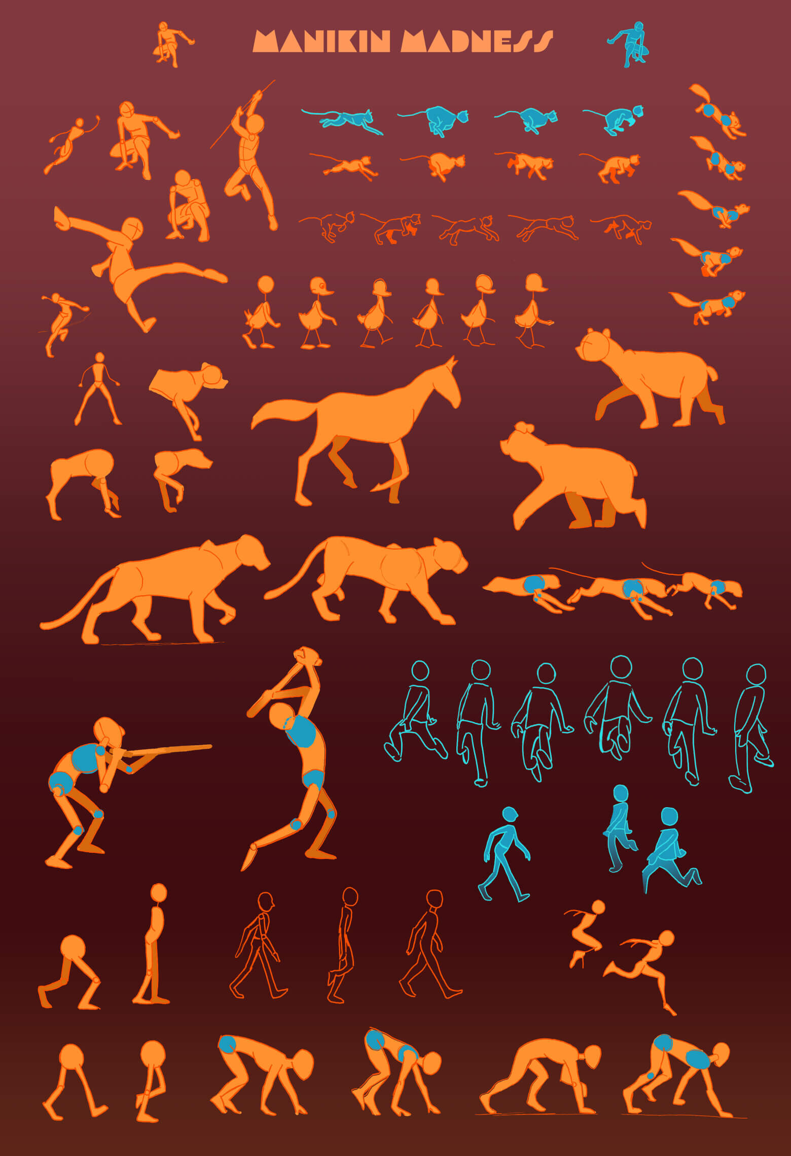 ArtStation - Dynamic Figures Art Study