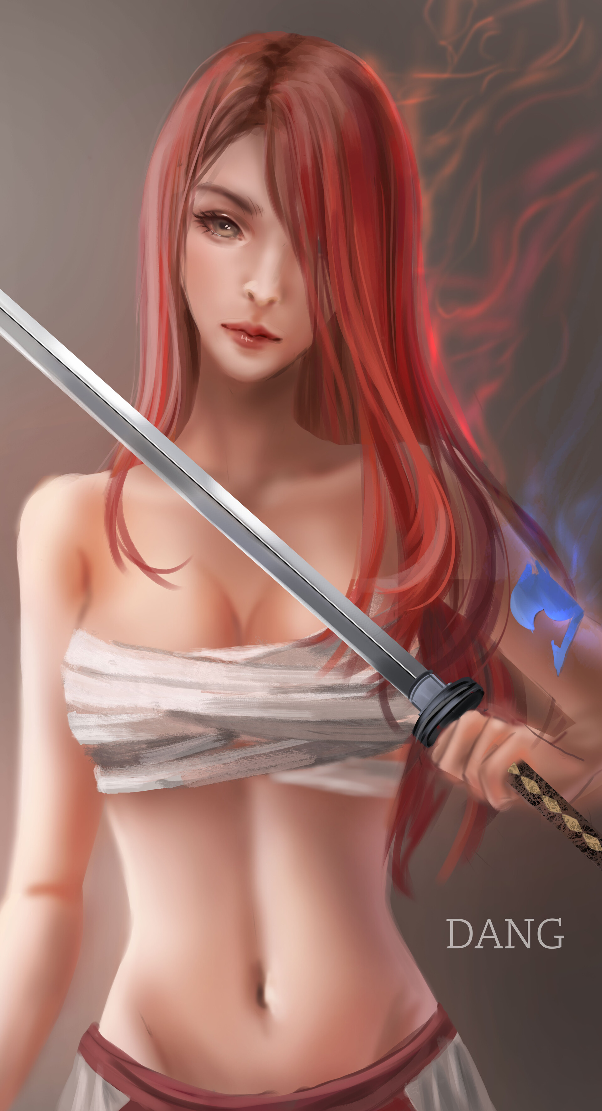 ArtStation - Erza Scarlet fanart
