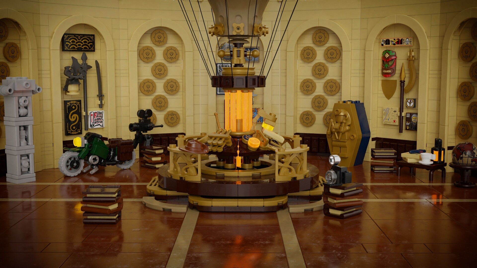 Lego Doctor Who Tardis Interior