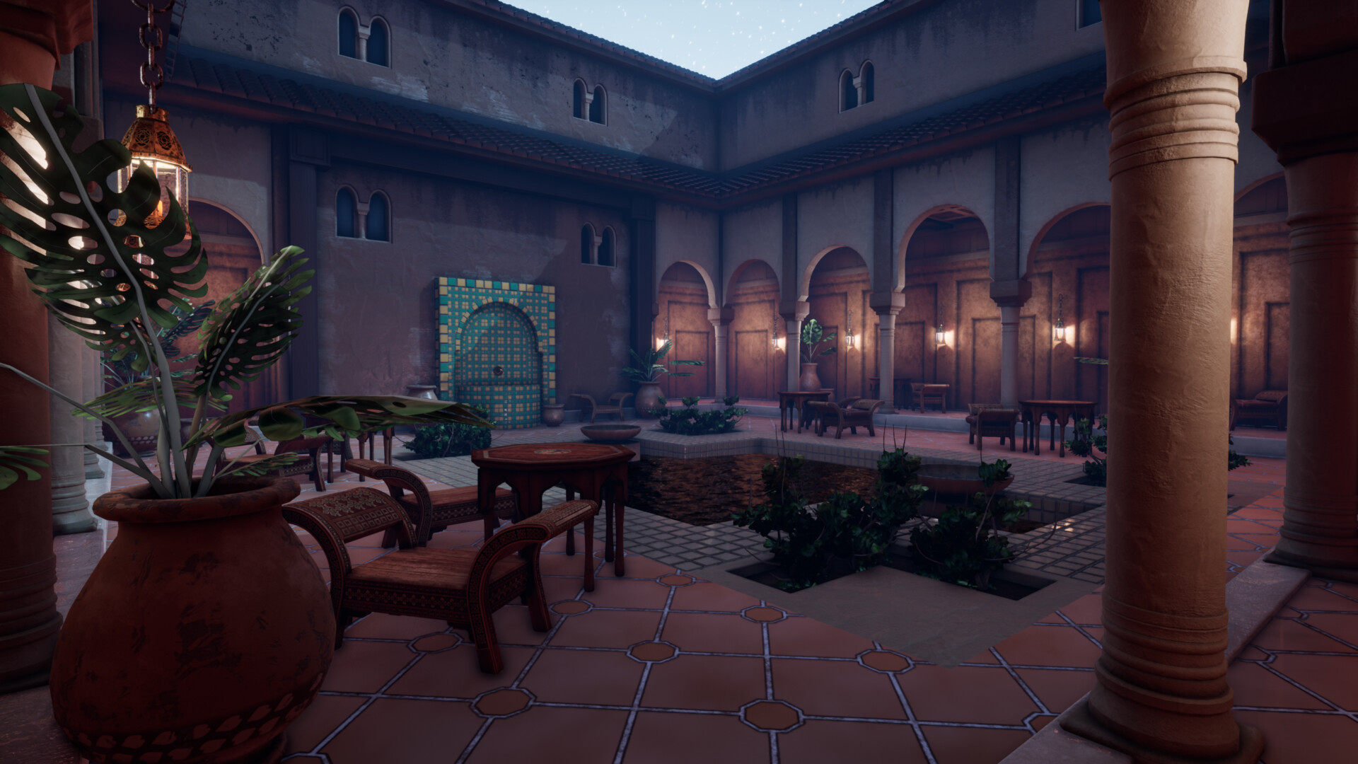 Paul Contreras - Moorish Courtyard