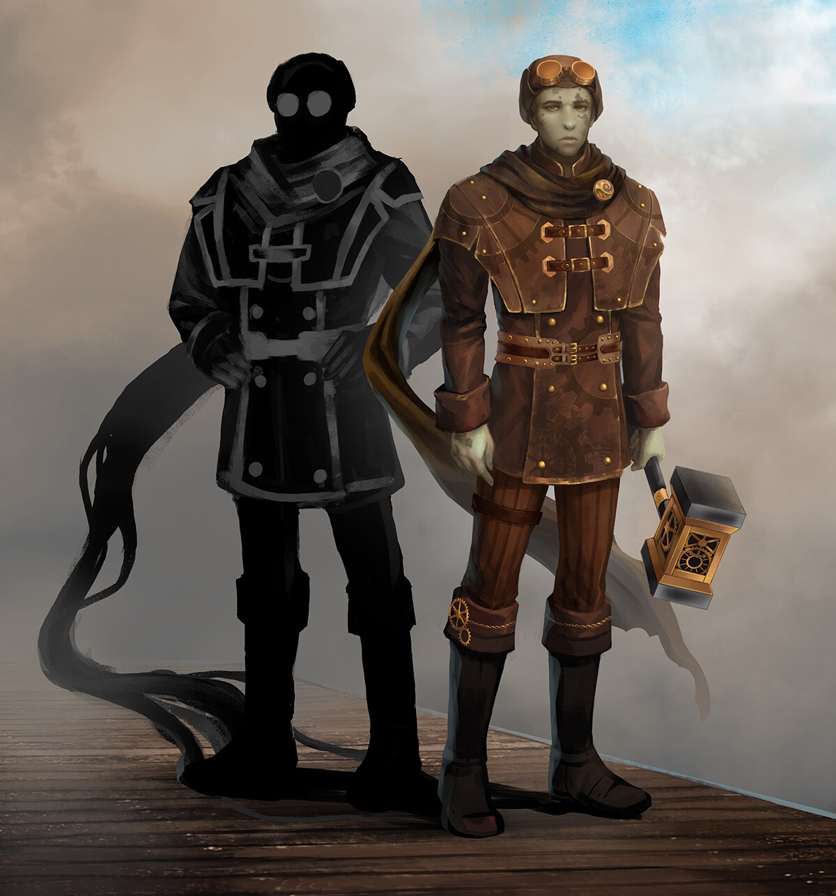 ArtStation - Steampunk D&D commission