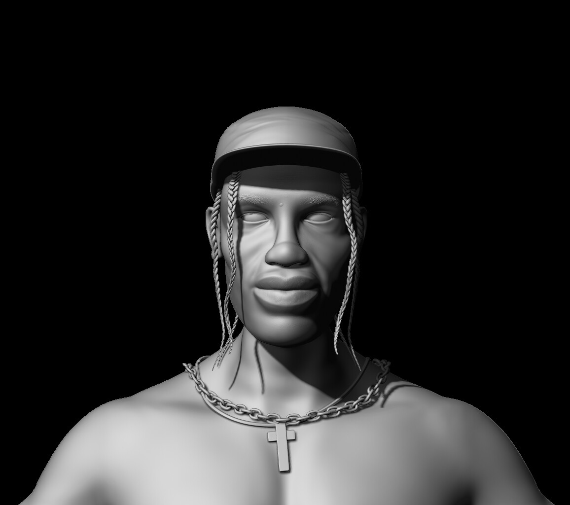 Rubén Fernández Sánchez - Travis Scott 3D Model