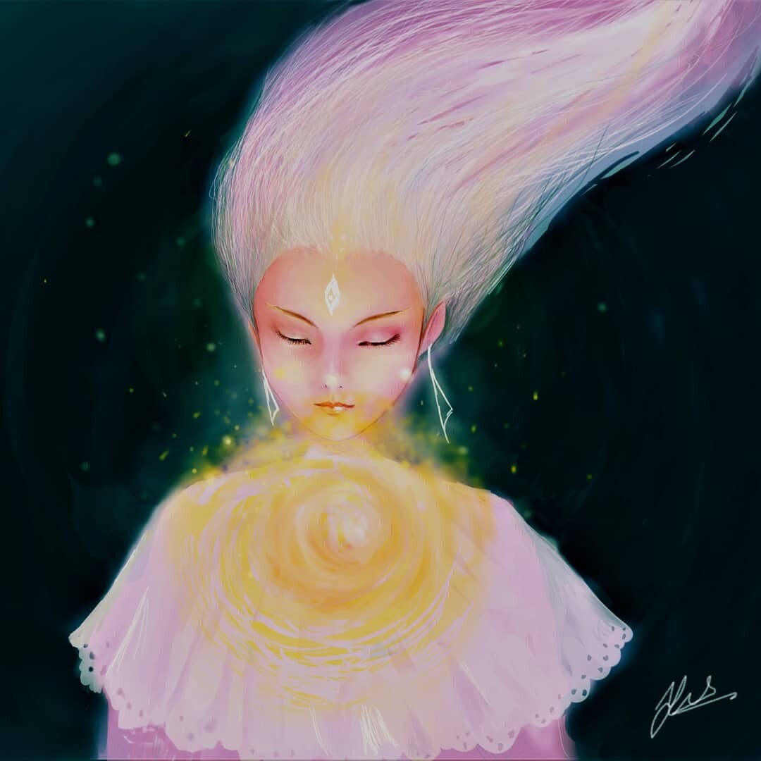 ArtStation - Candle girl