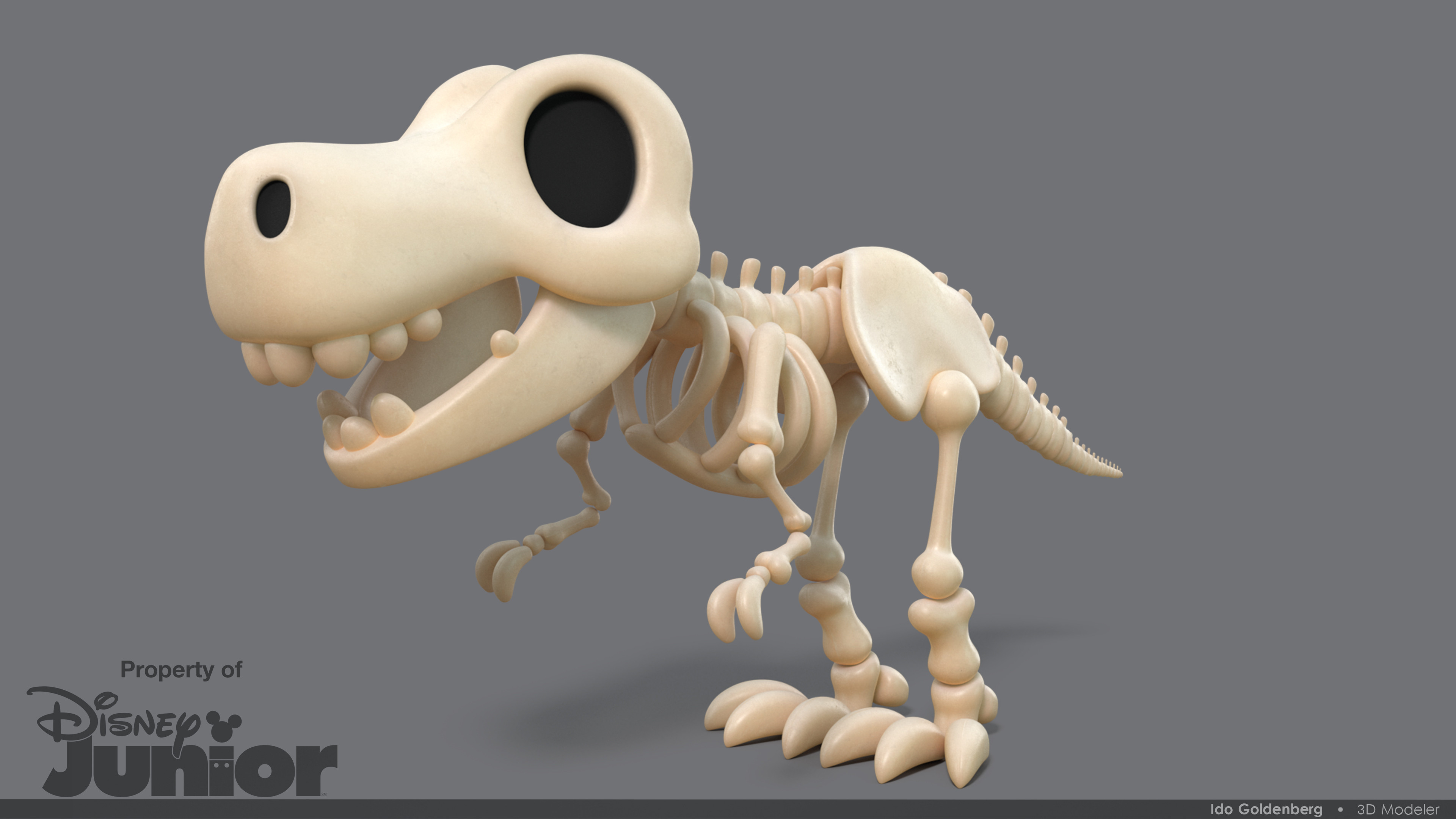 Ido Goldenberg - Muppet Babies - T-Rex Skeleton