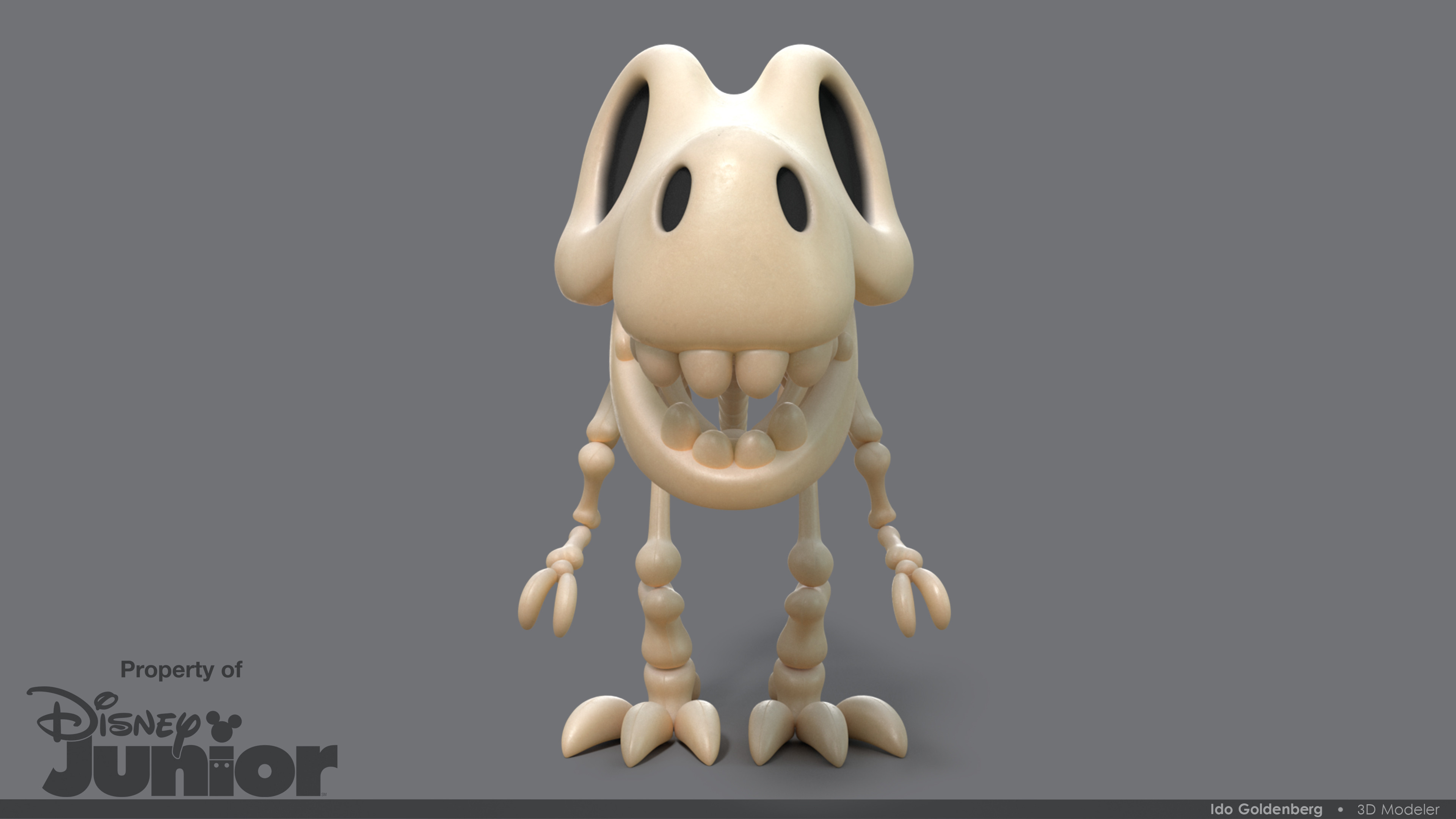 Ido Goldenberg - Muppet Babies - T-Rex Skeleton