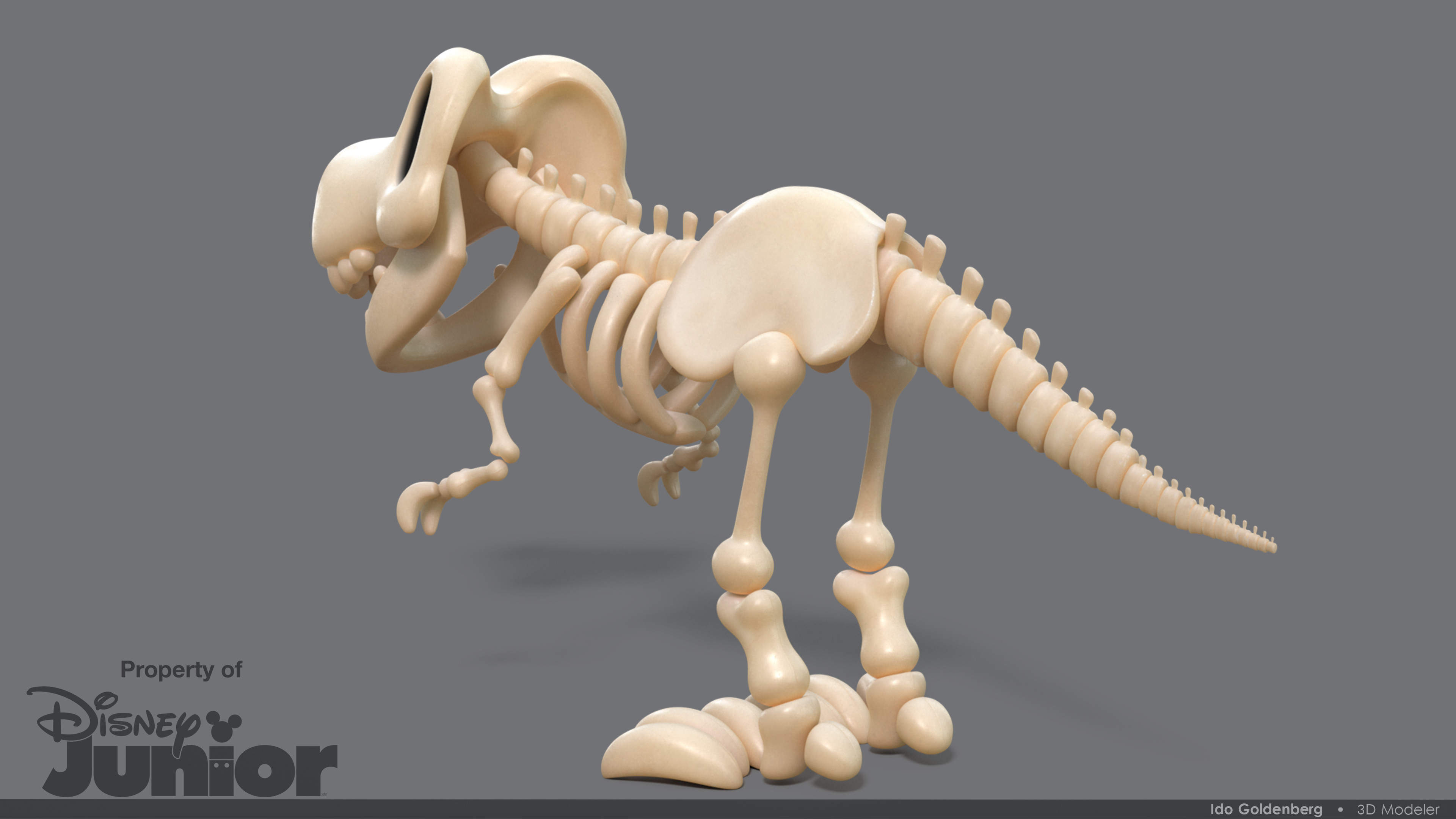 Ido Goldenberg - Muppet Babies - T-Rex Skeleton