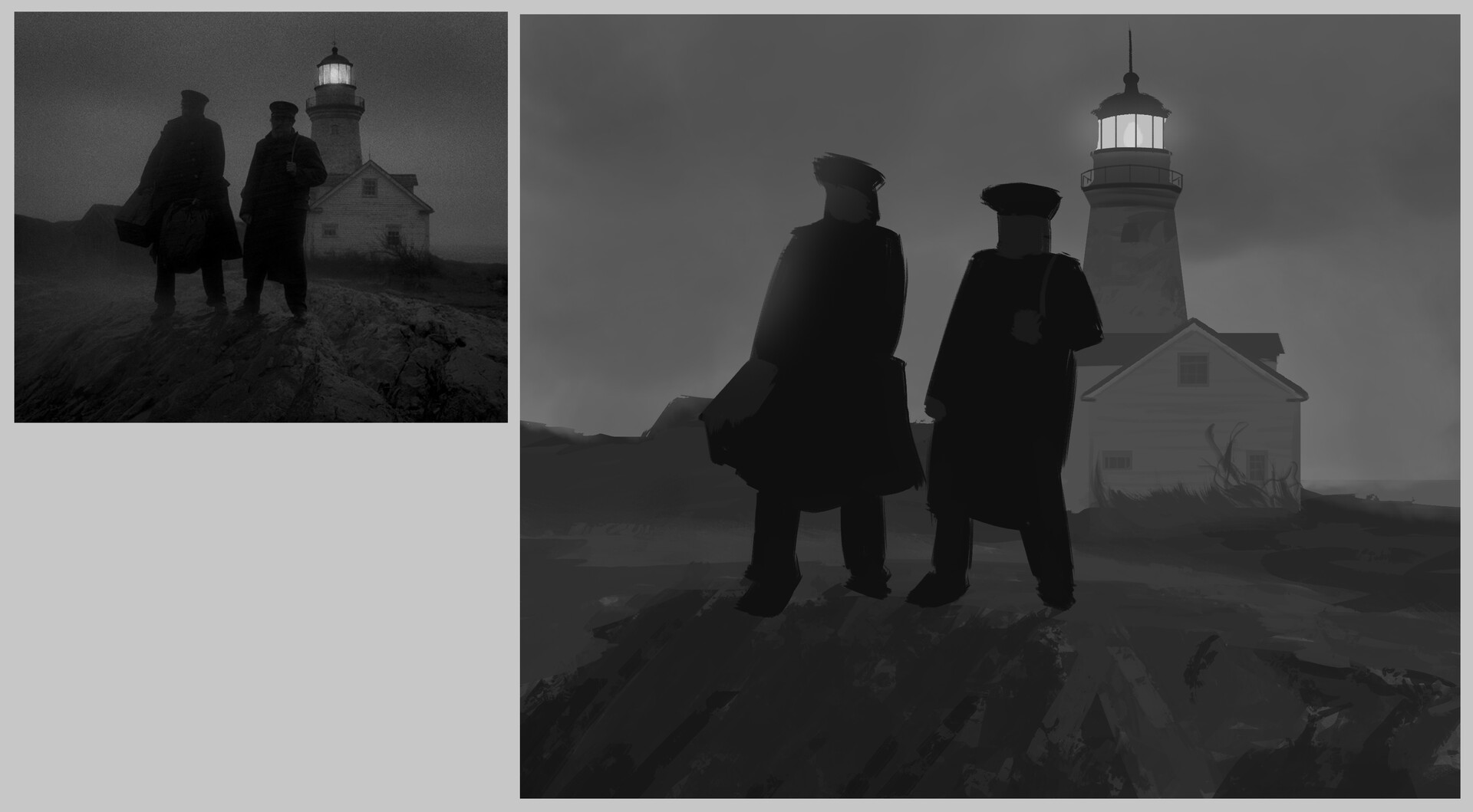 ArtStation - The Lighthouse Value Study