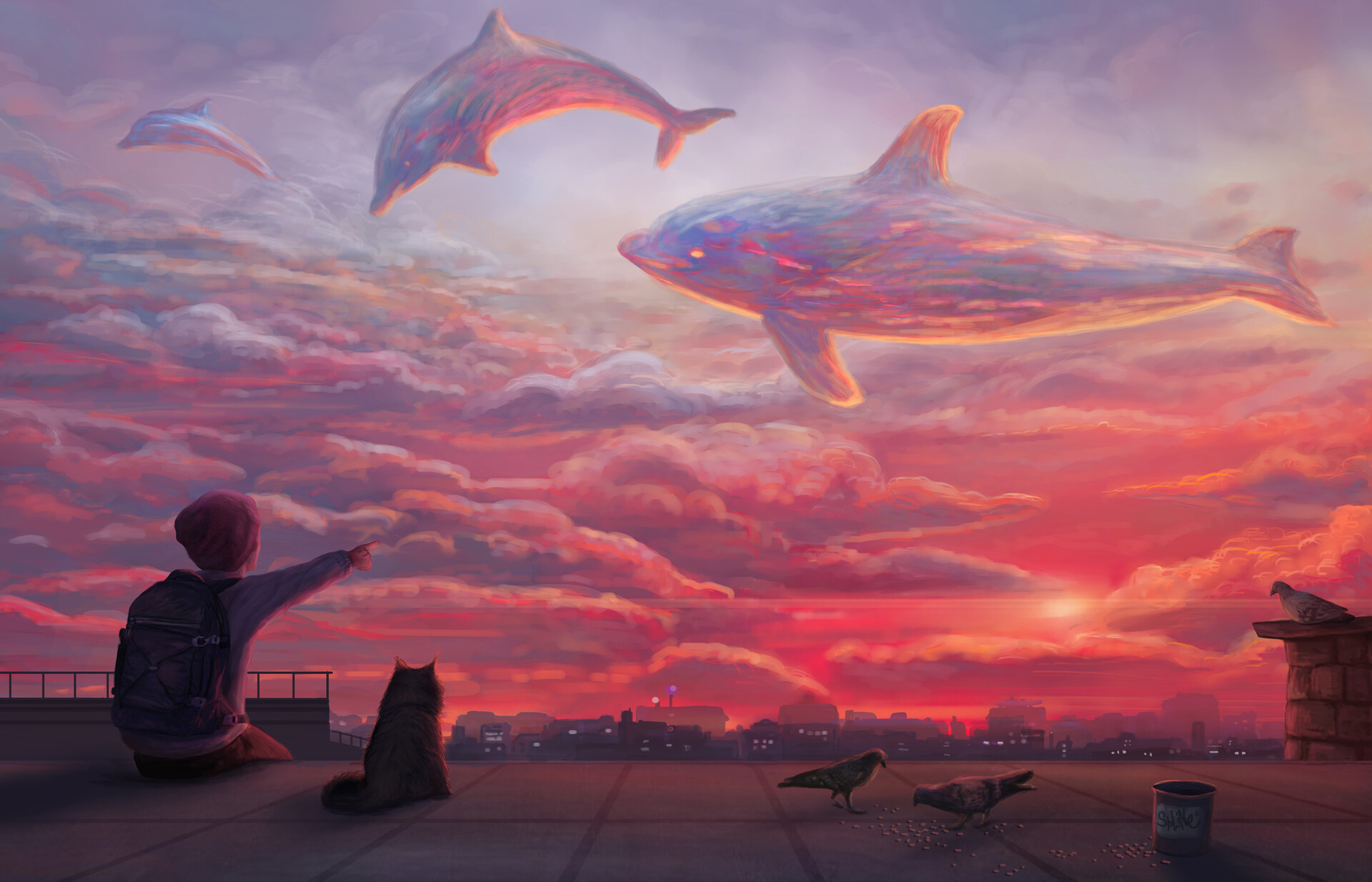 ArtStation - dolphins