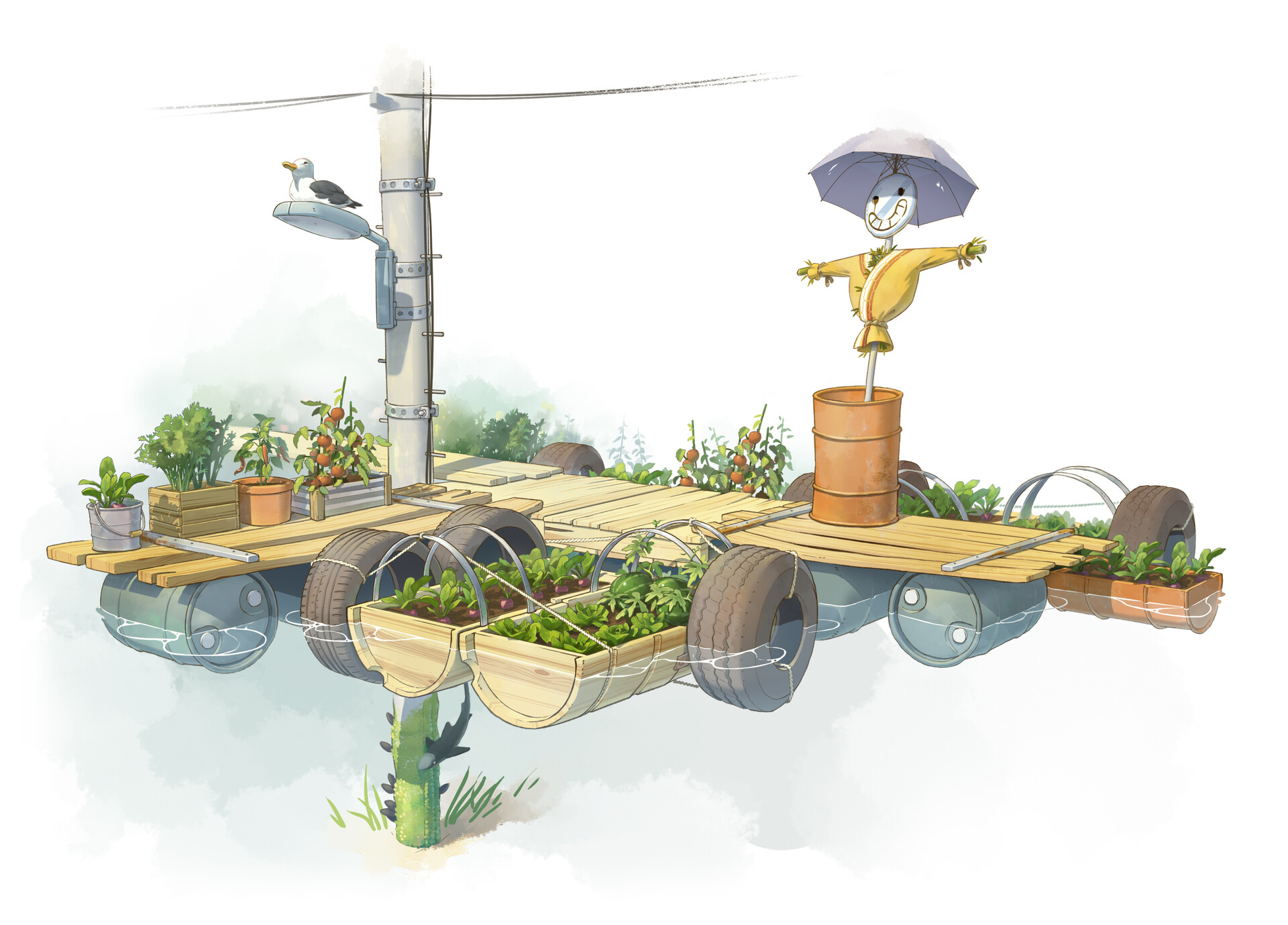 ArtStation - Floating Garden