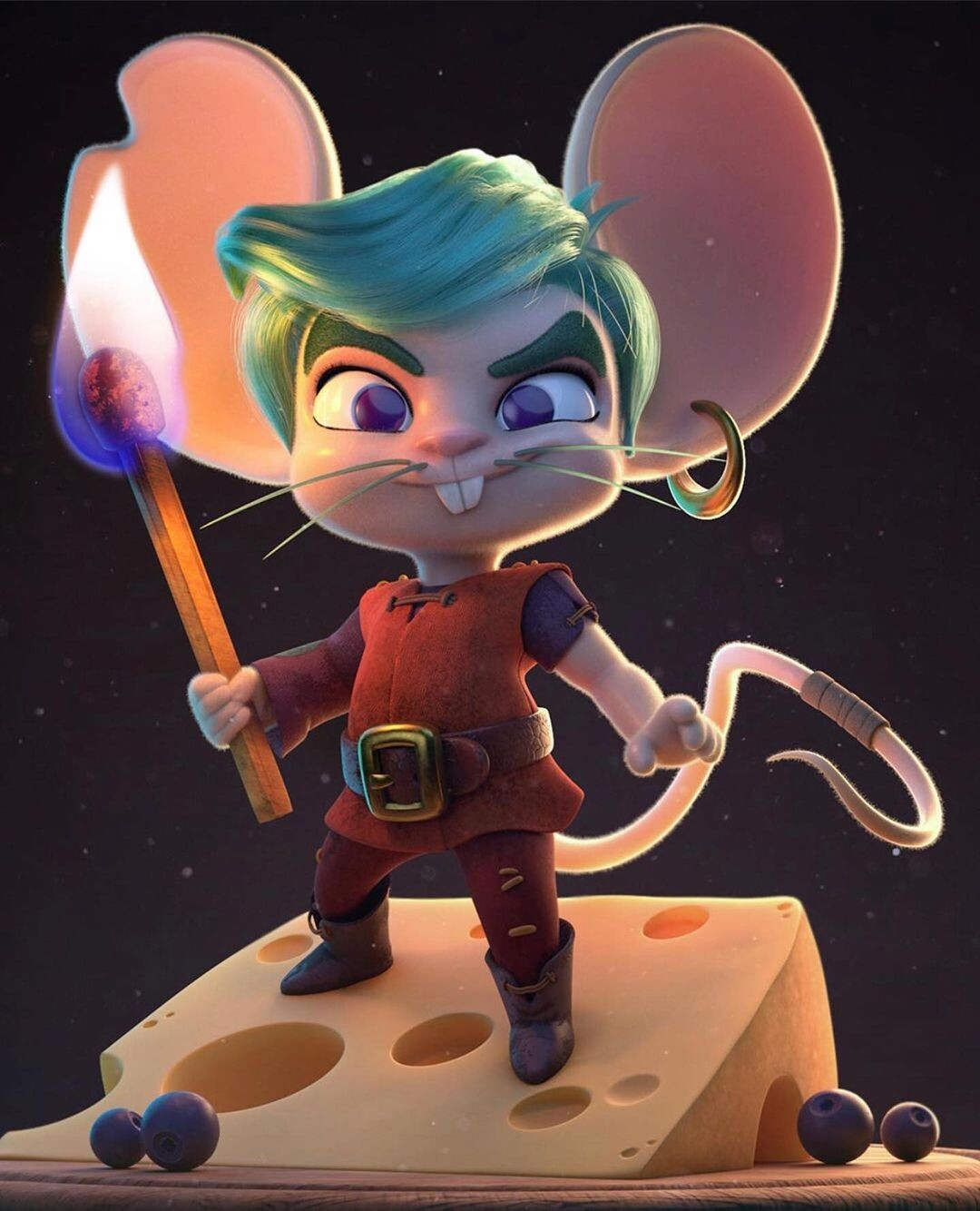 ArtStation - Mouse and cheese