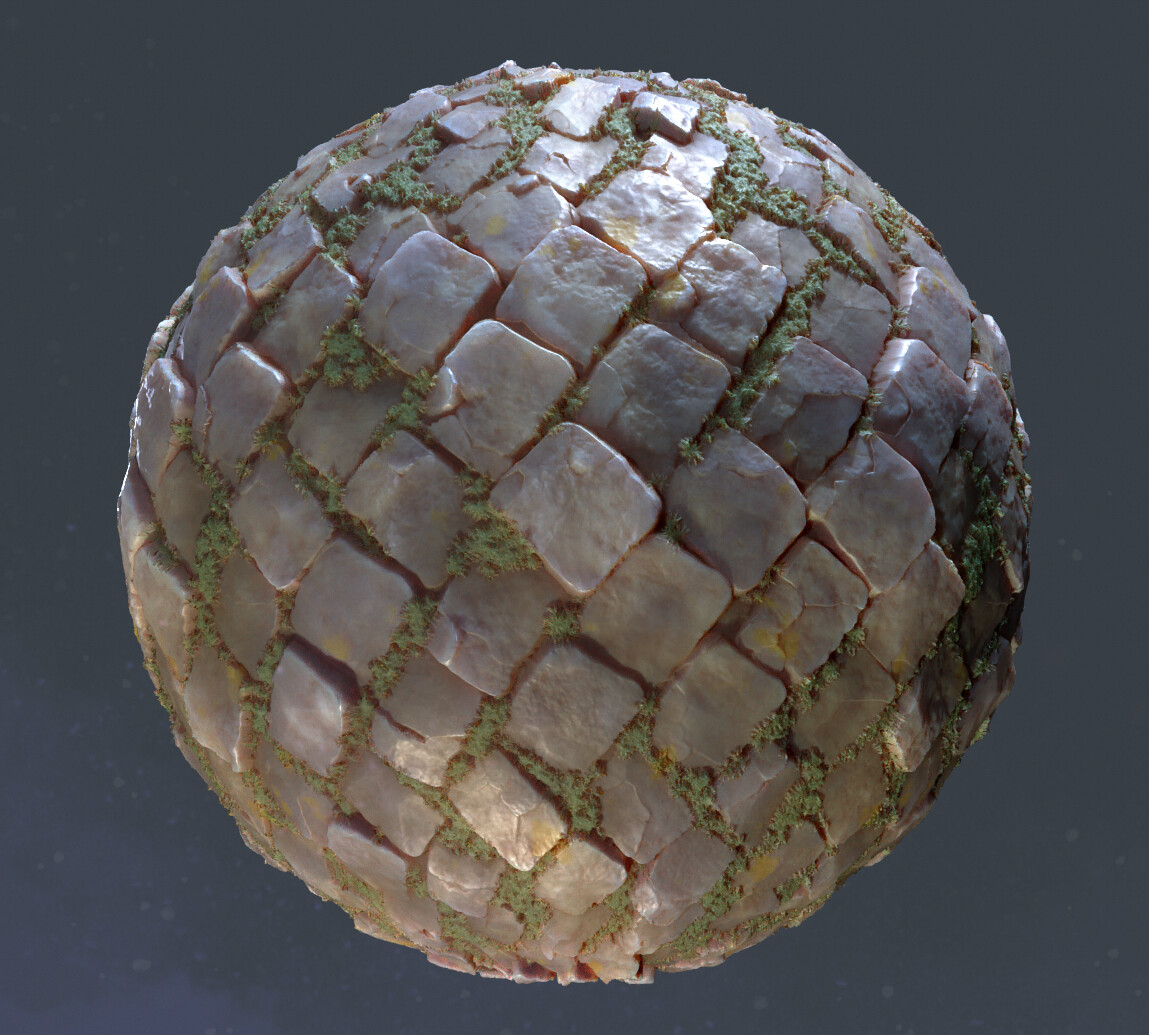 ArtStation - Cobblestone Material