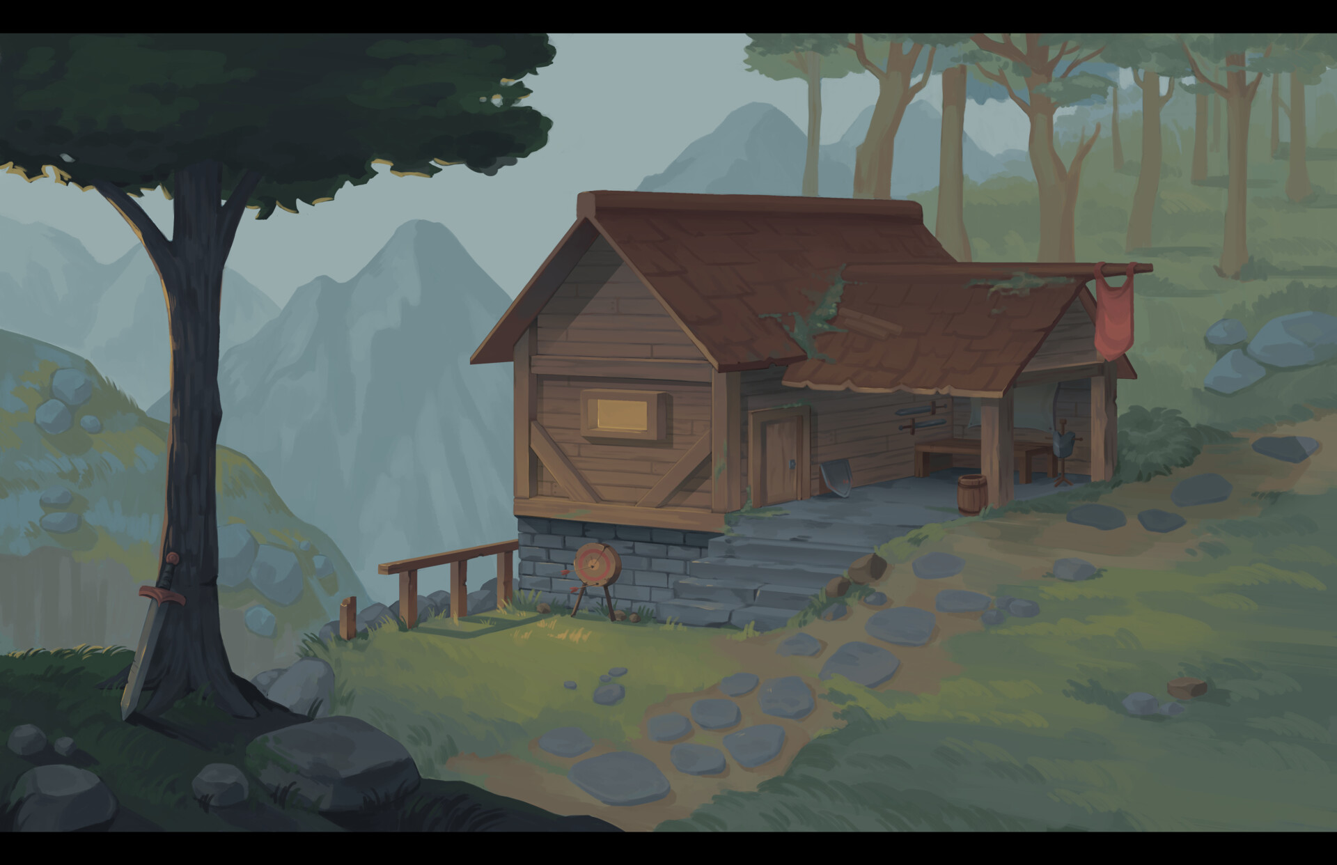 ArtStation - A Knight’s Home