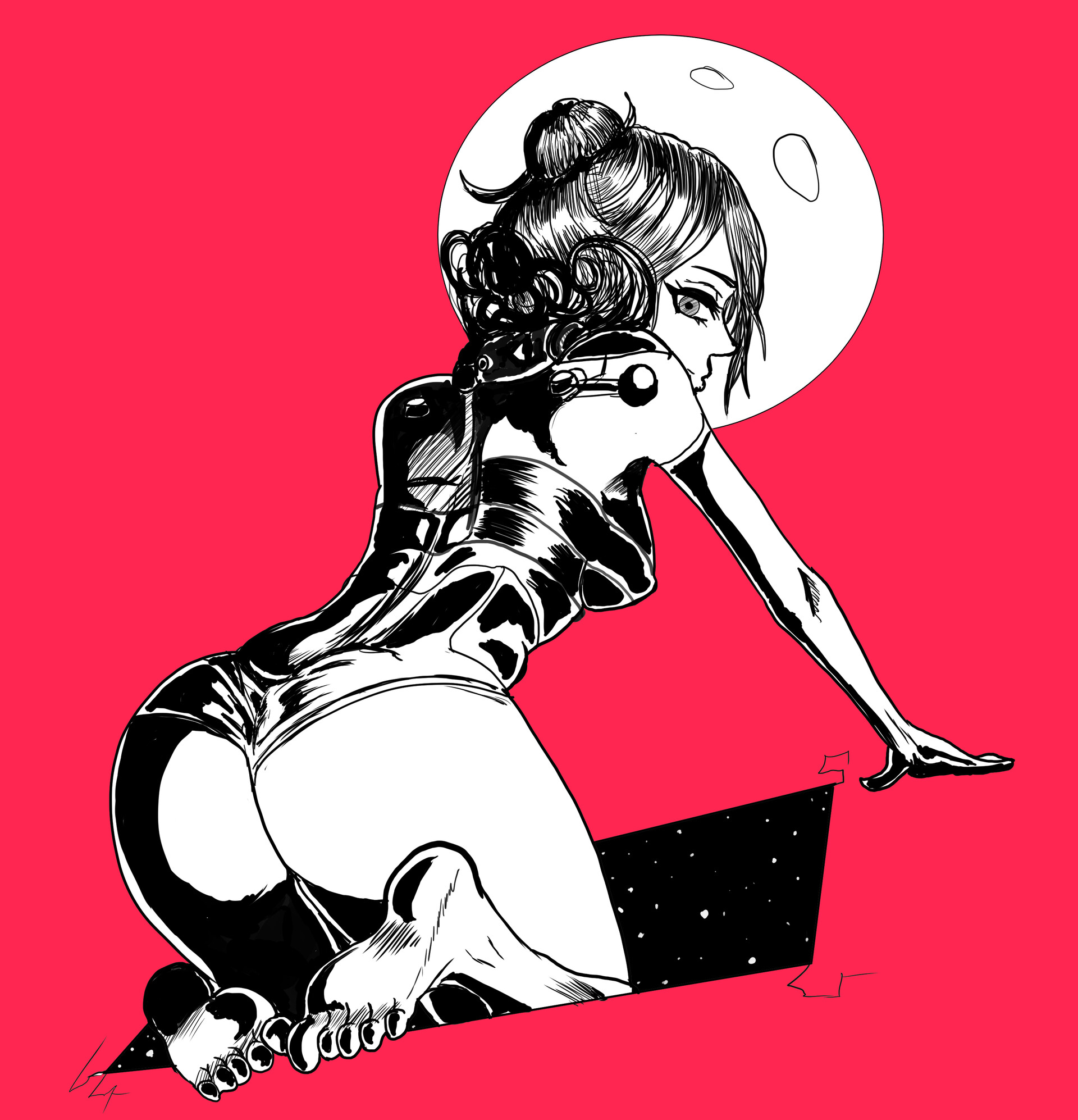 Artstation Space Girl 1