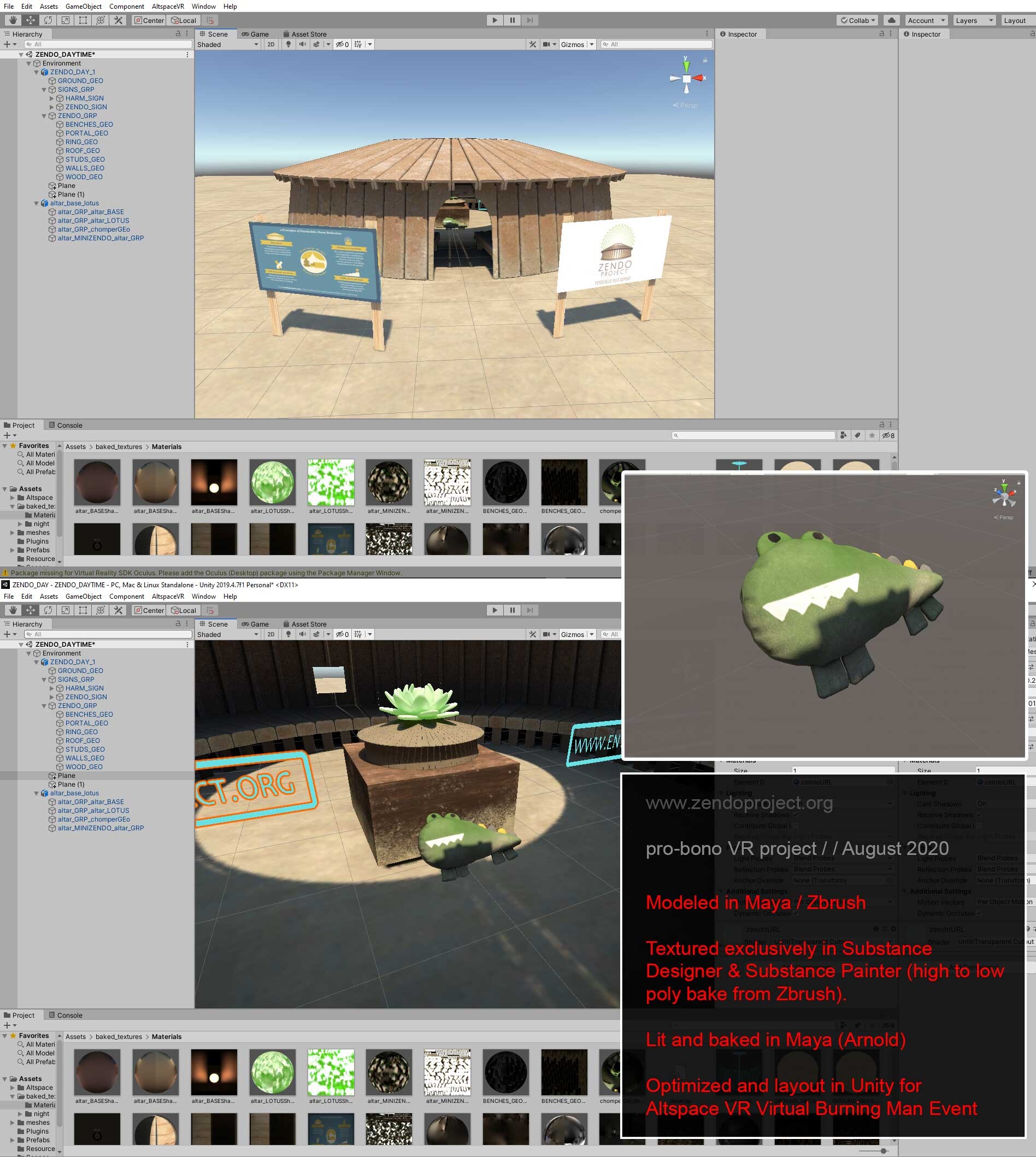 ArtStation - Zendo Project VR - Burning Man 2020