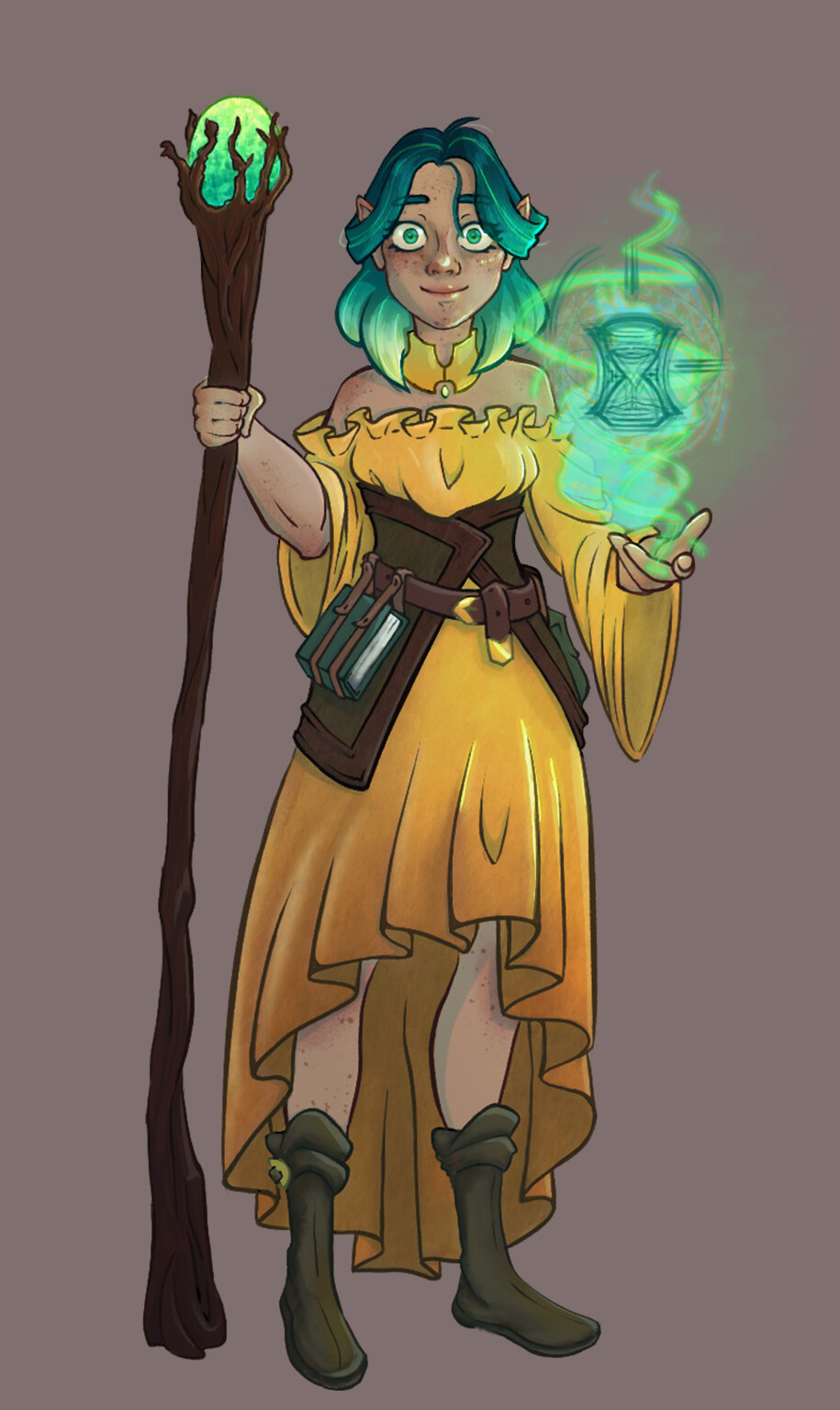 RaeofFrost - Clara the Half-Elf Chronurgy Wizard