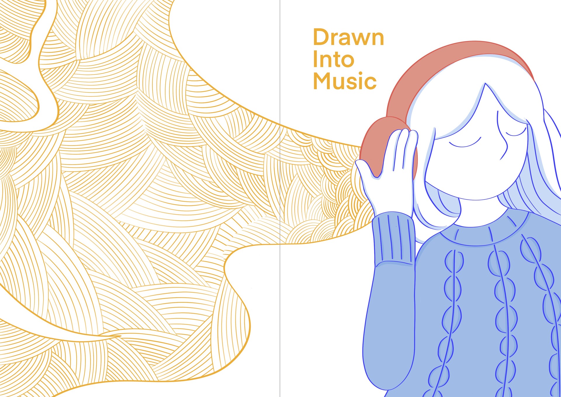 ArtStation - A music zine from my 2020 illustration class