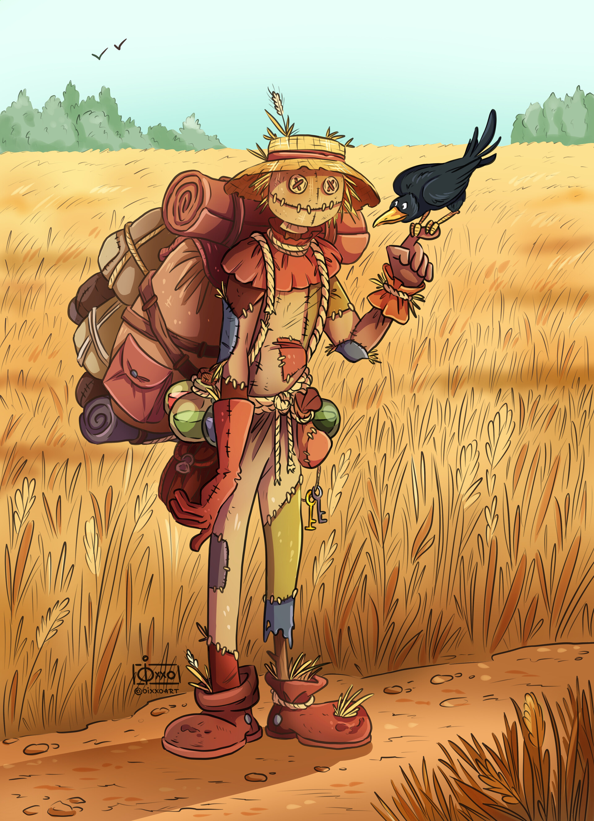 ArtStation - DnD Character - Scarecrow