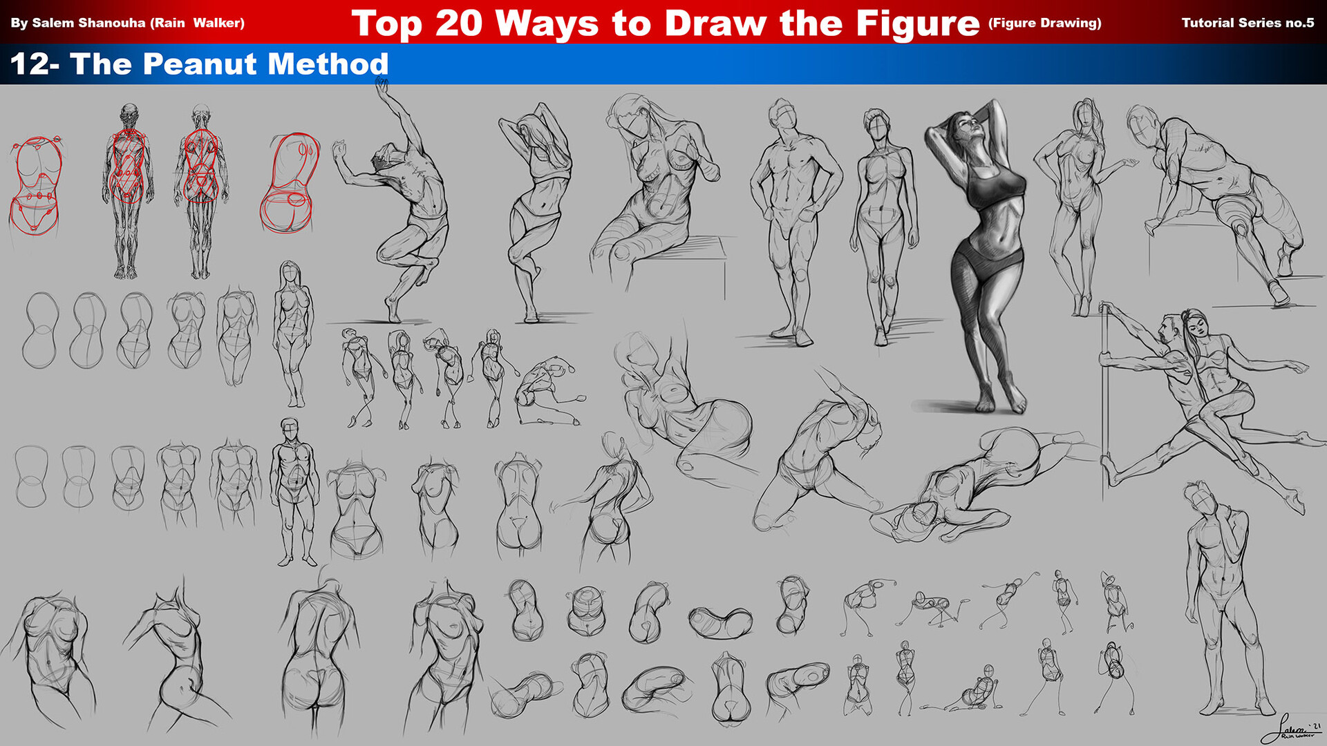 life drawing techniques tutorials