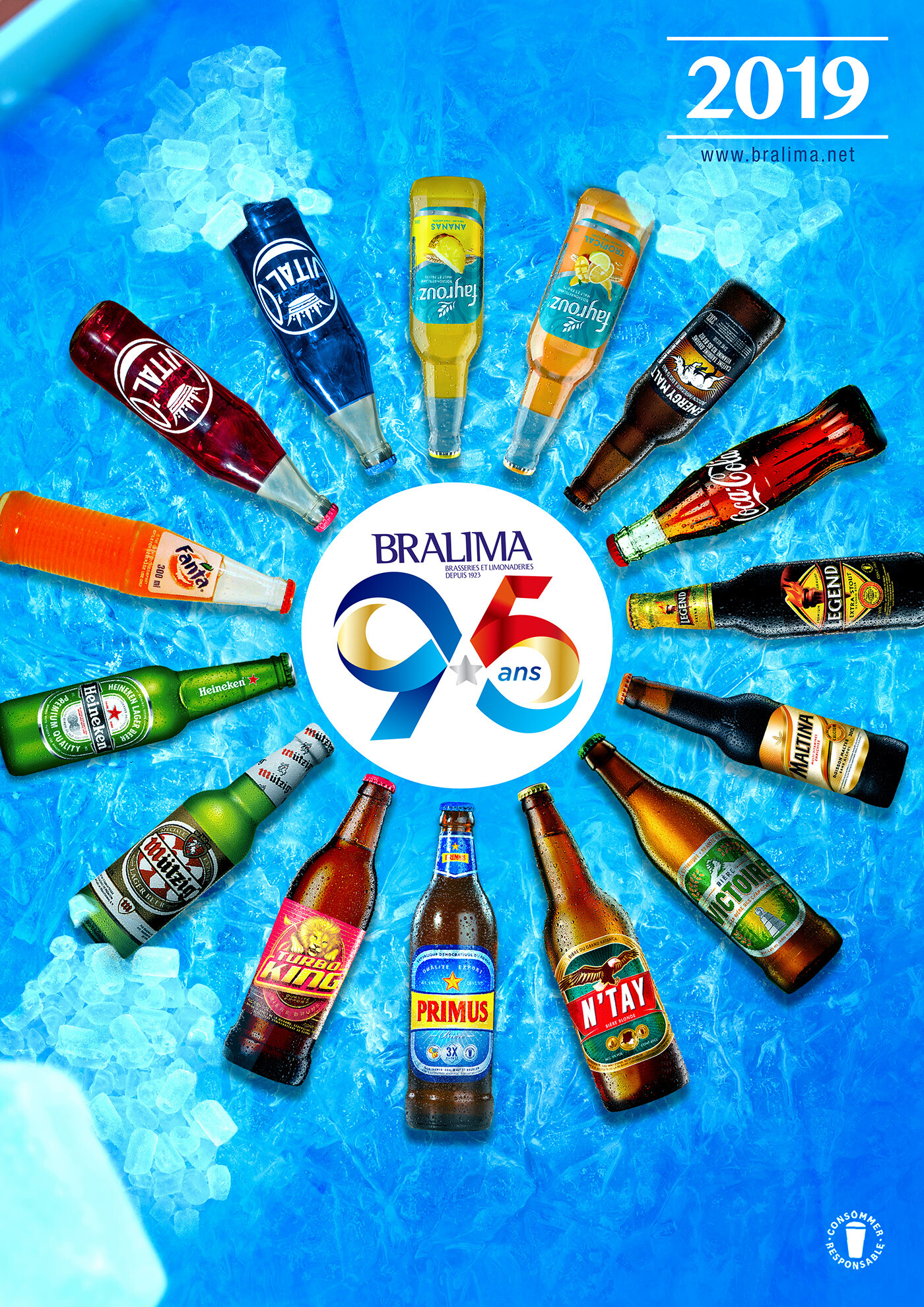 ArtStation - Plaque Bralima 95 ans