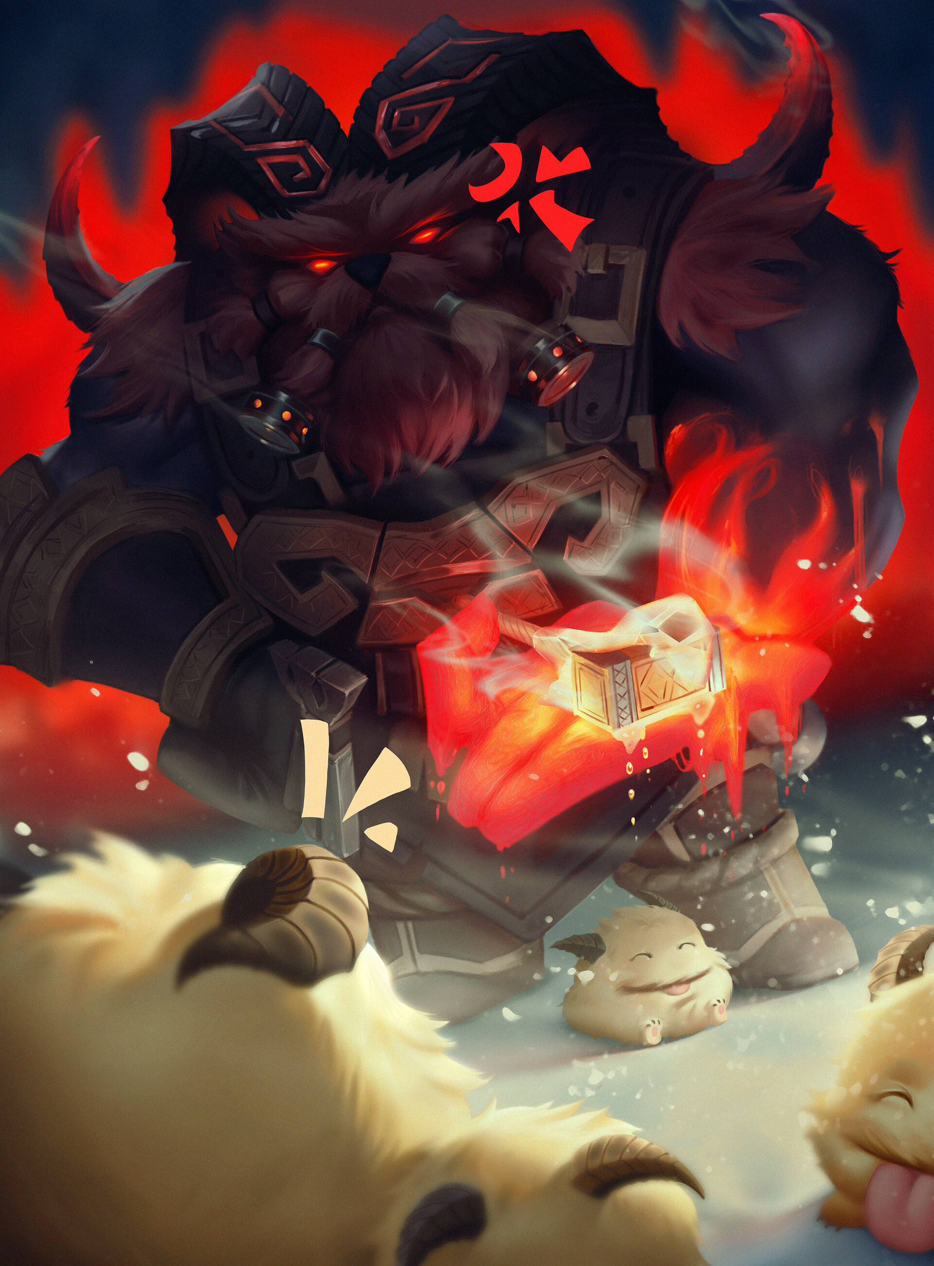 ArtStation - Ornn and Poro