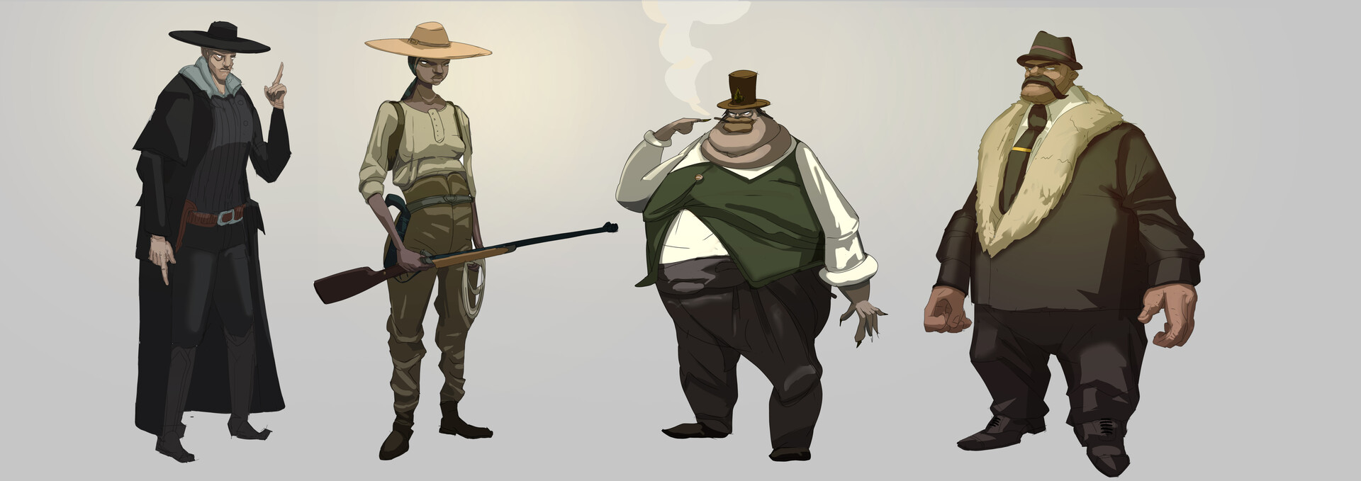 ArtStation - Wild West Characters