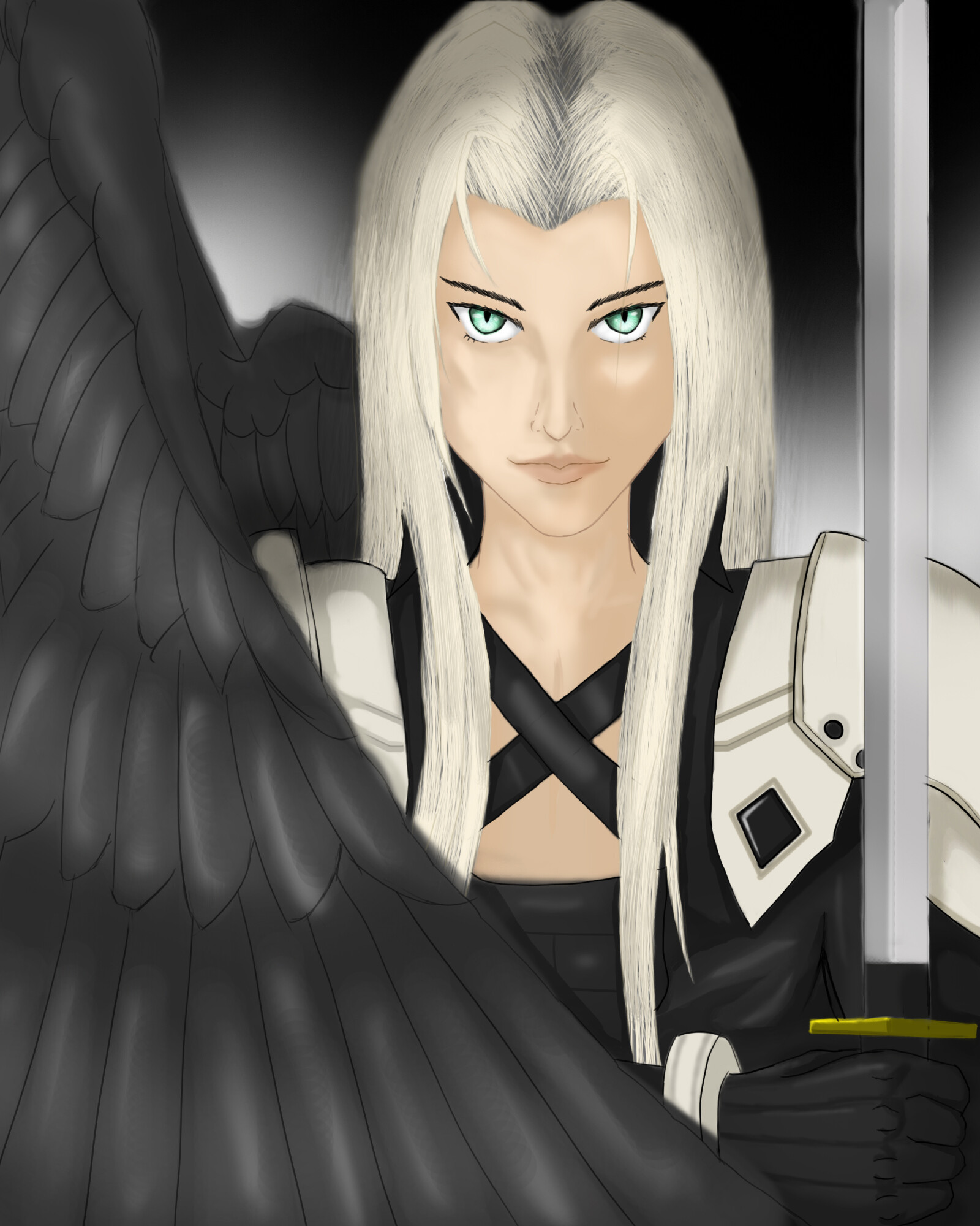 ArtStation - Sephiroth [The One-winged Angel]