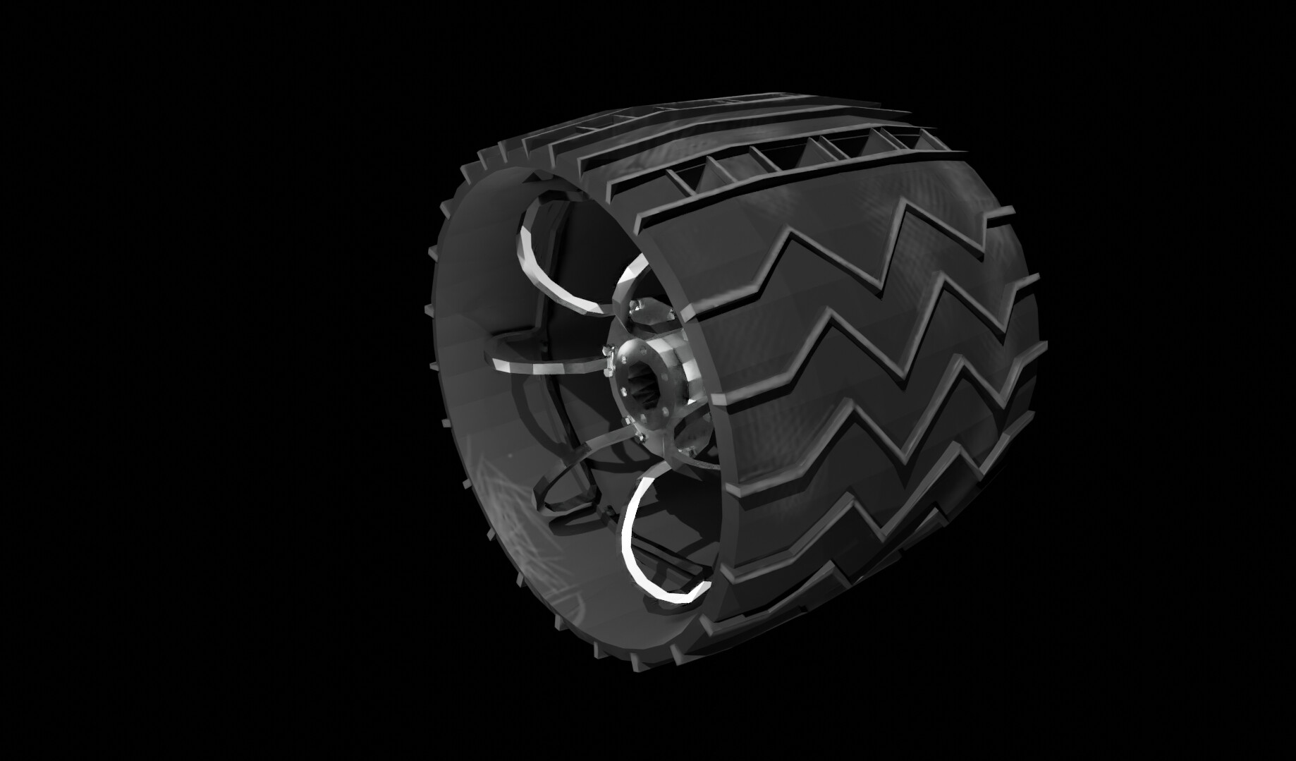 ArtStation - NASA Curiosity Rover Wheel