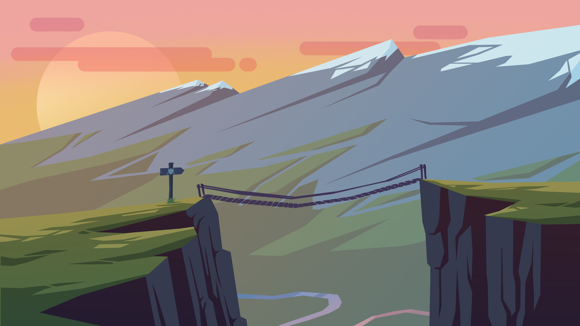 ArtStation - Rickety Bridge