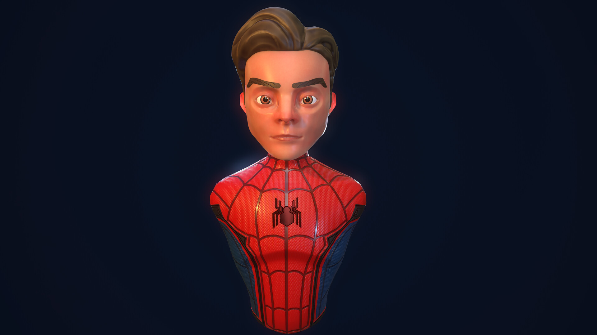 ArtStation - Stylized Tom Holland Spiderman
