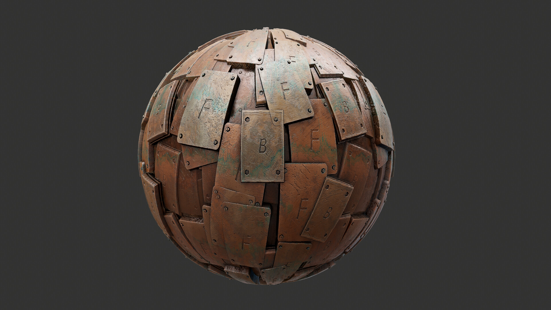 ArtStation - Exercise05_Rusty iron plate