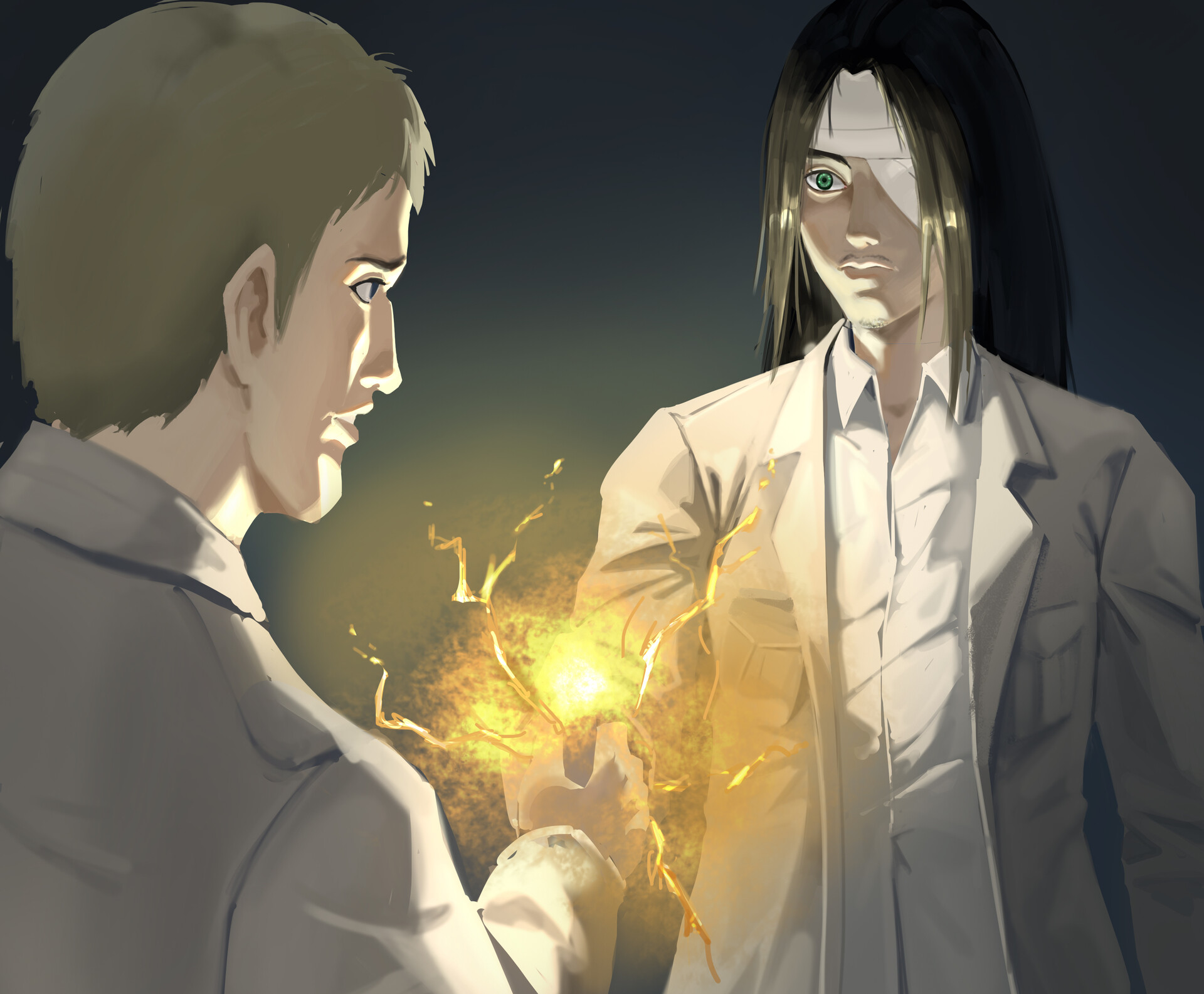 ArtStation - Eren Jaeger AND Reiner Attack on Titan final season episode5