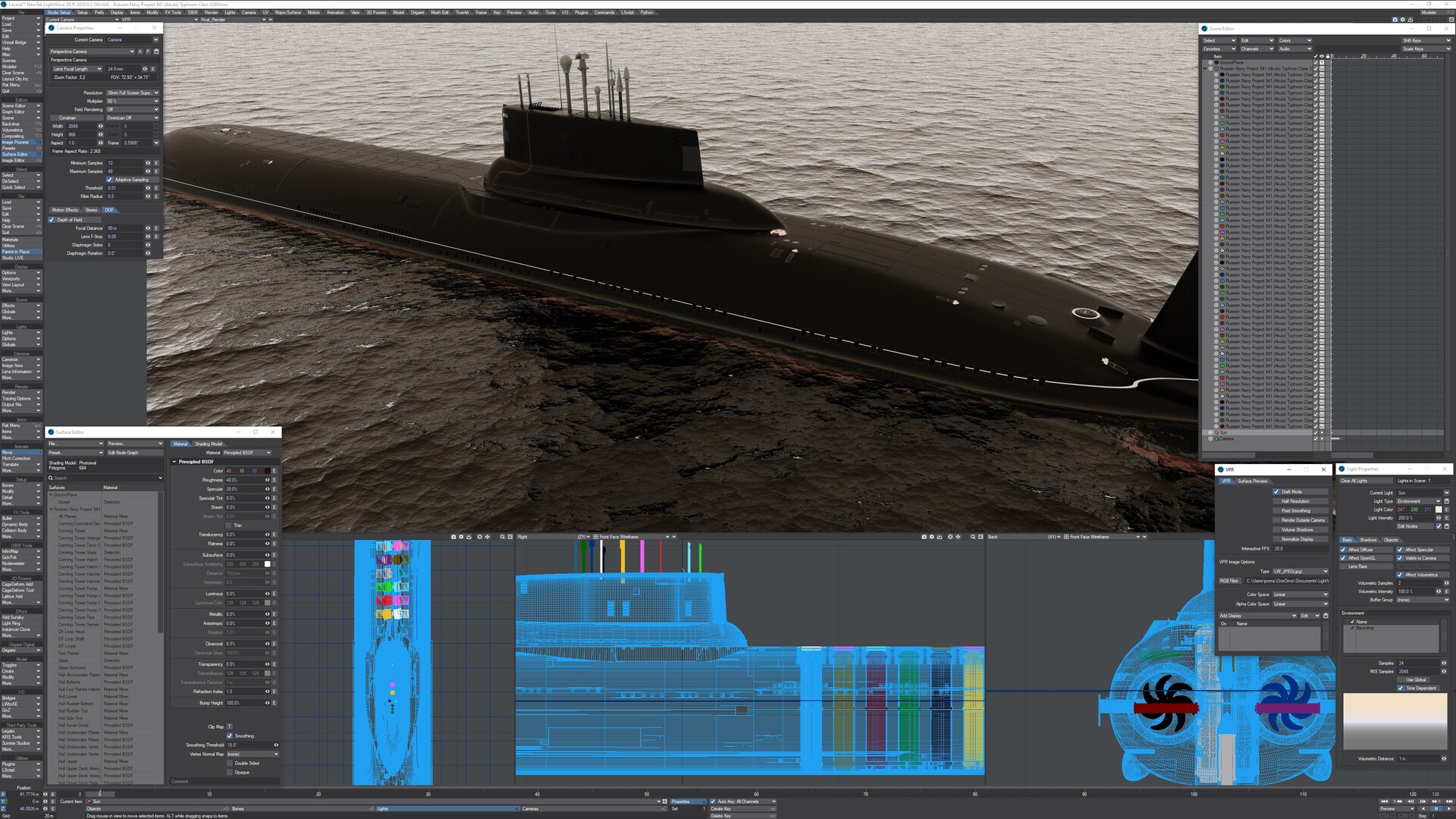 ArtStation - Project 941 (Akula), Russian Typhoon Class SSBN