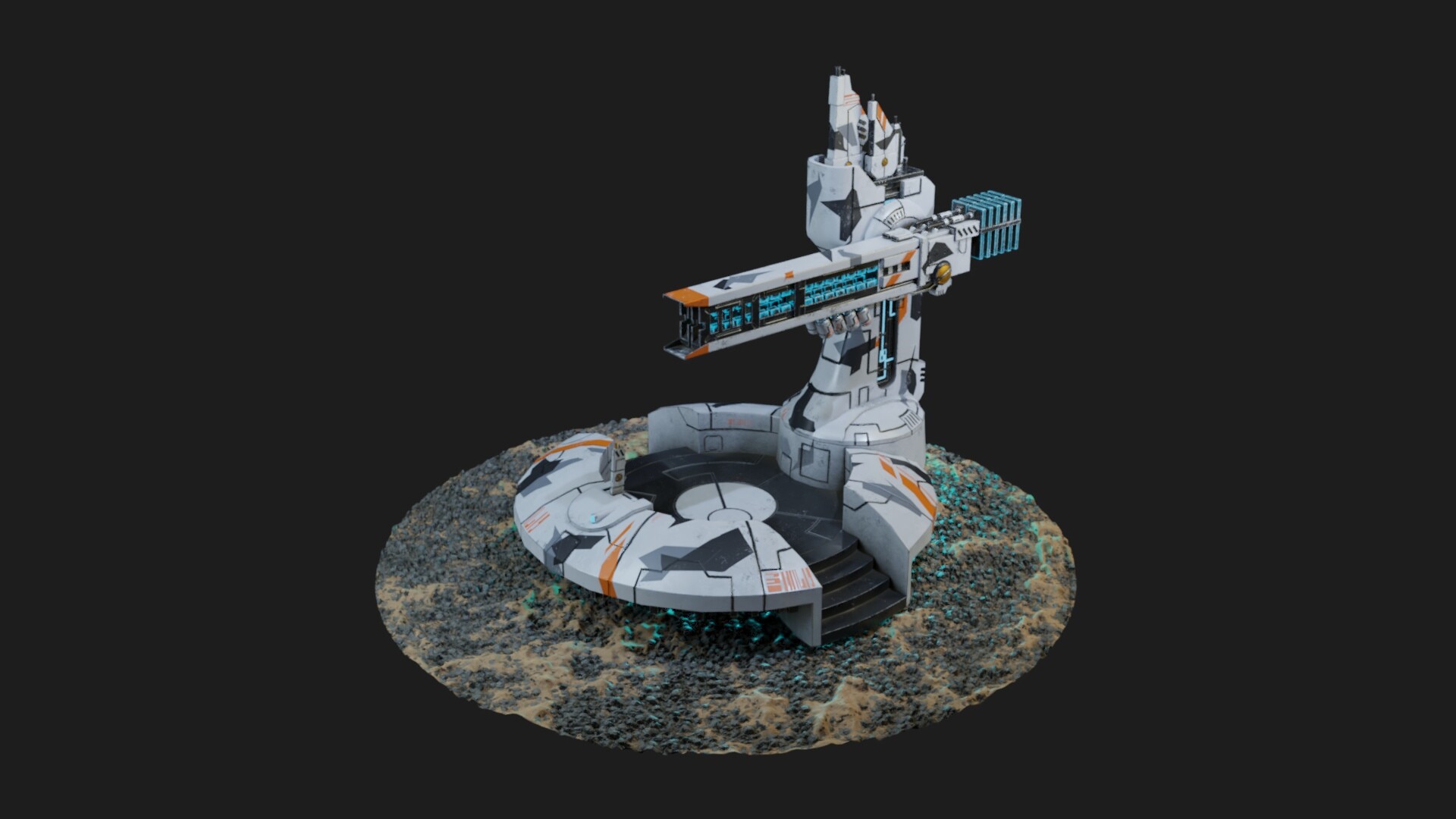 ArtStation - Tidewall Gunrig, Paul Kinglet