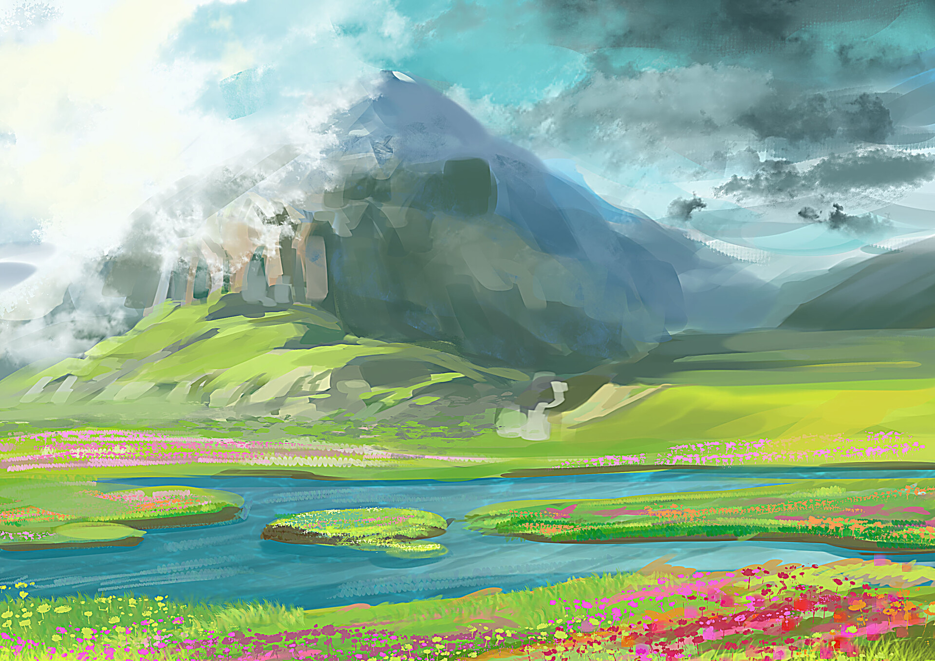 ArtStation - Fan art. Howl's Walking Castle