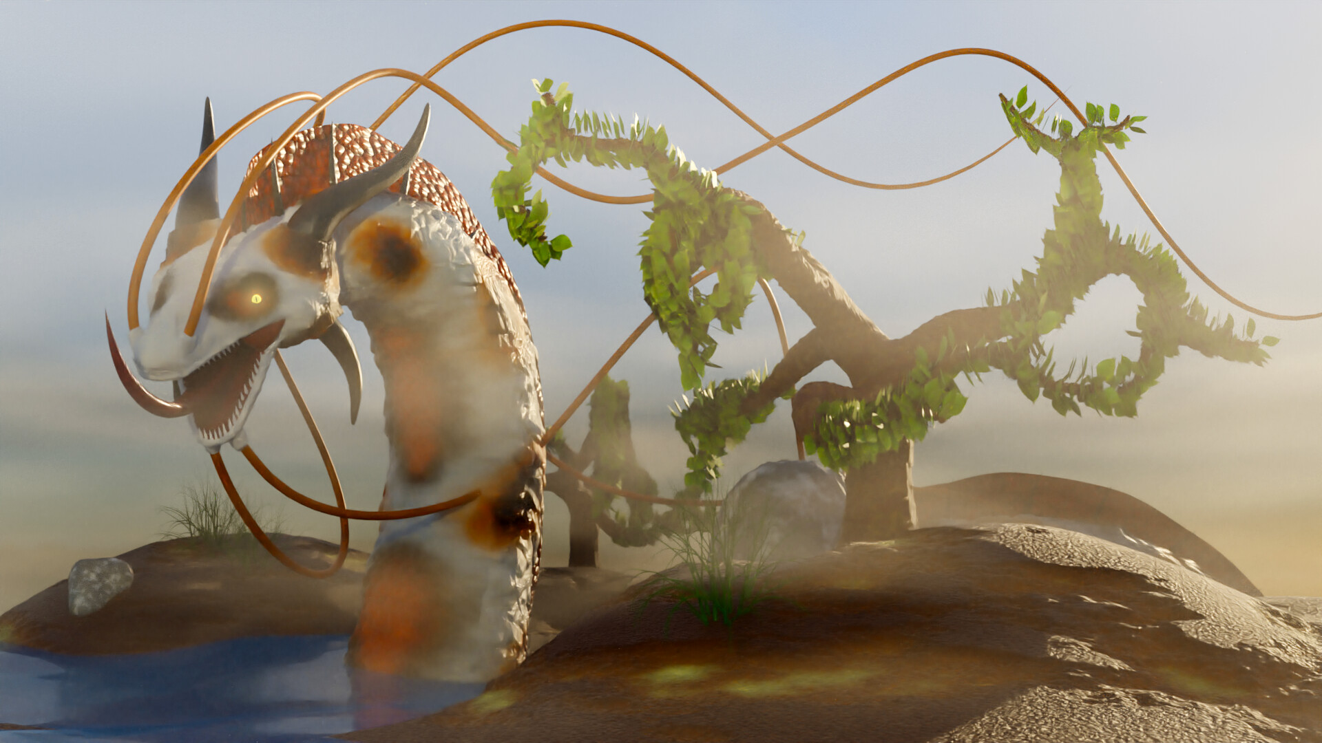 ArtStation - The River Guardian