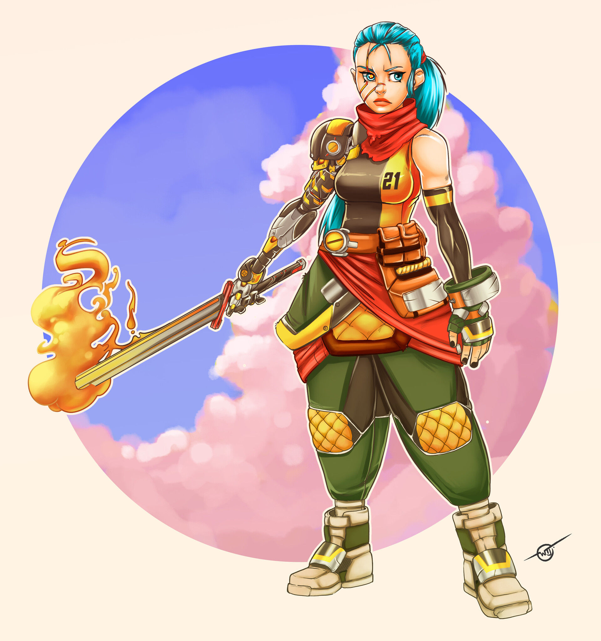 ArtStation - Rei MGP- Mecha Girls Project