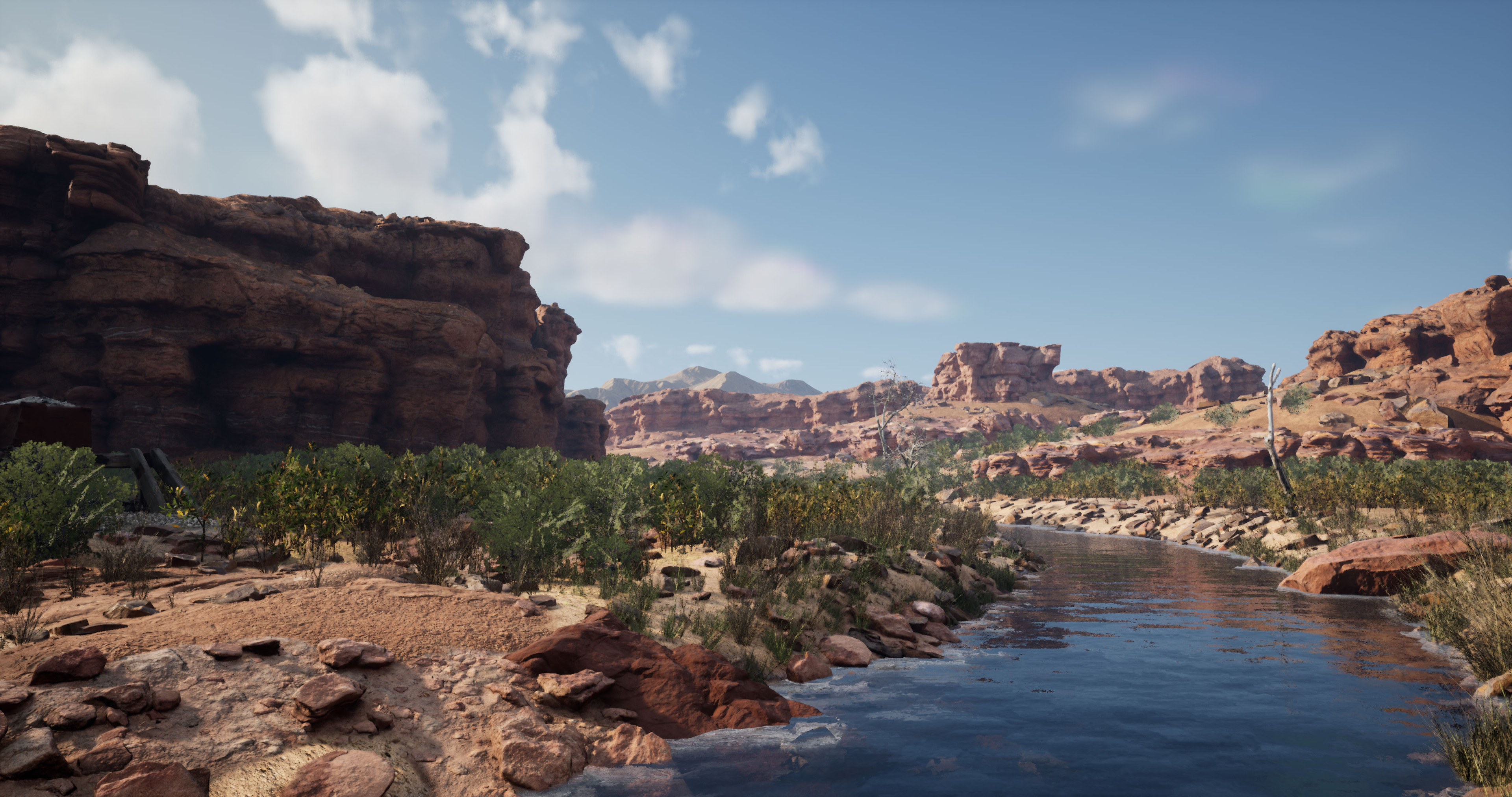 Louis Strongin - UE4 - Desert Canyon Environment