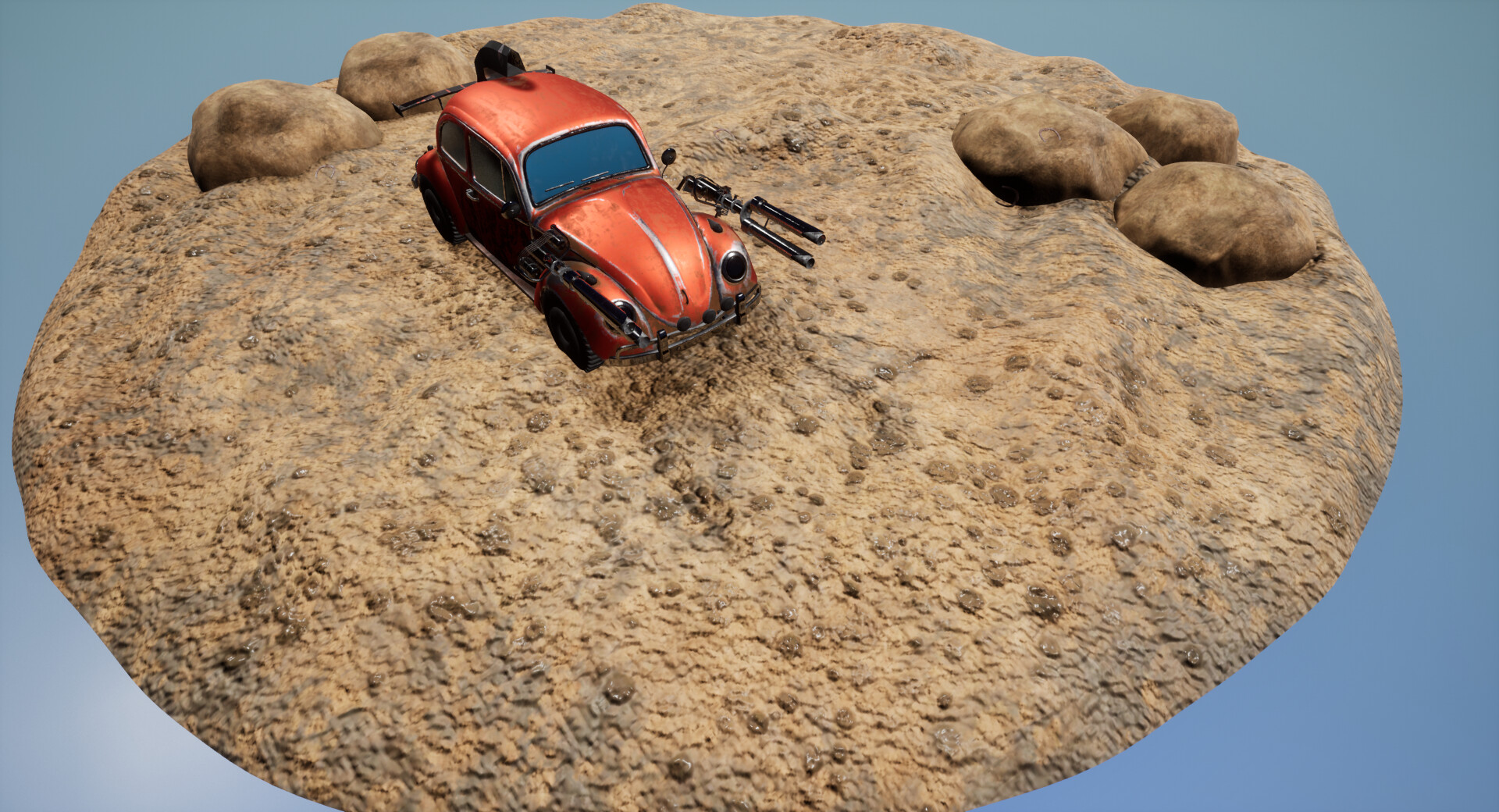 ArtStation - My first attempt at texturing! -Desert Diorama pt 2.