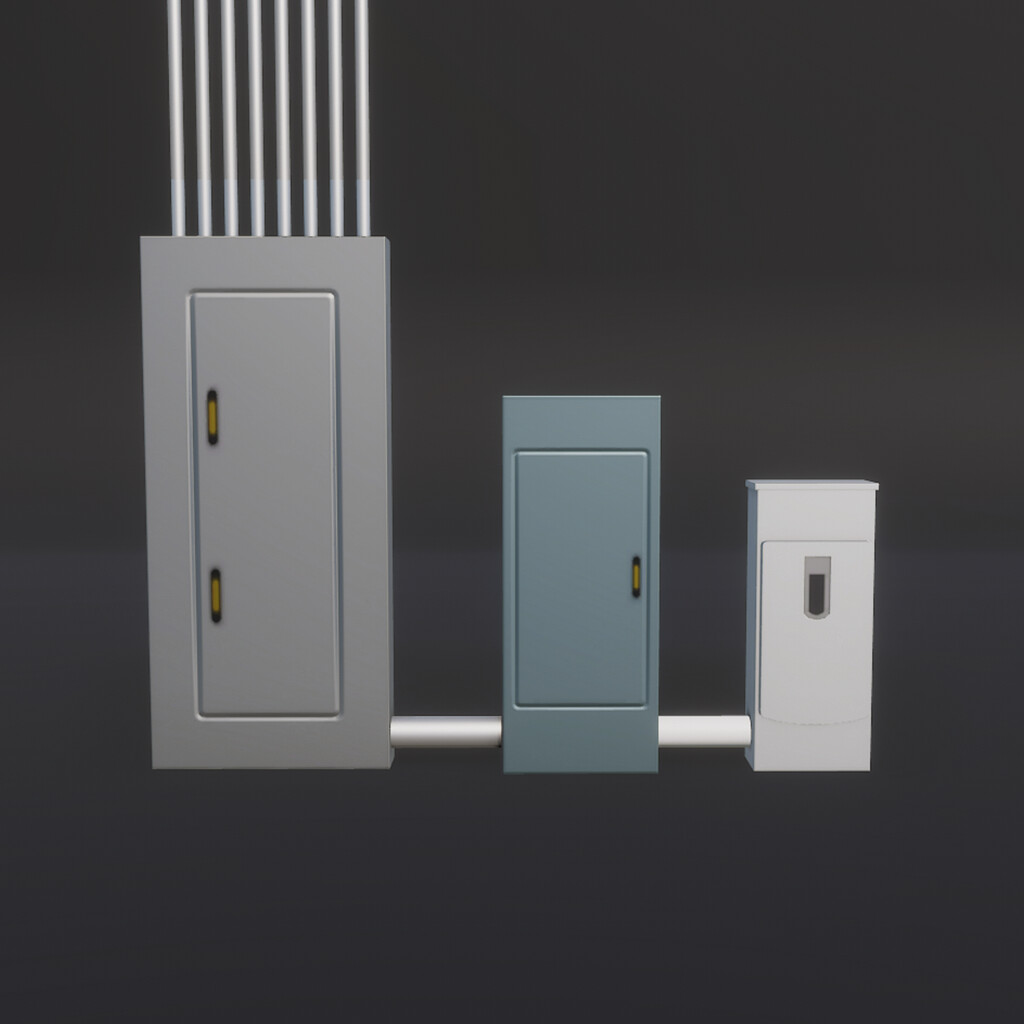 ArtStation - electrical box