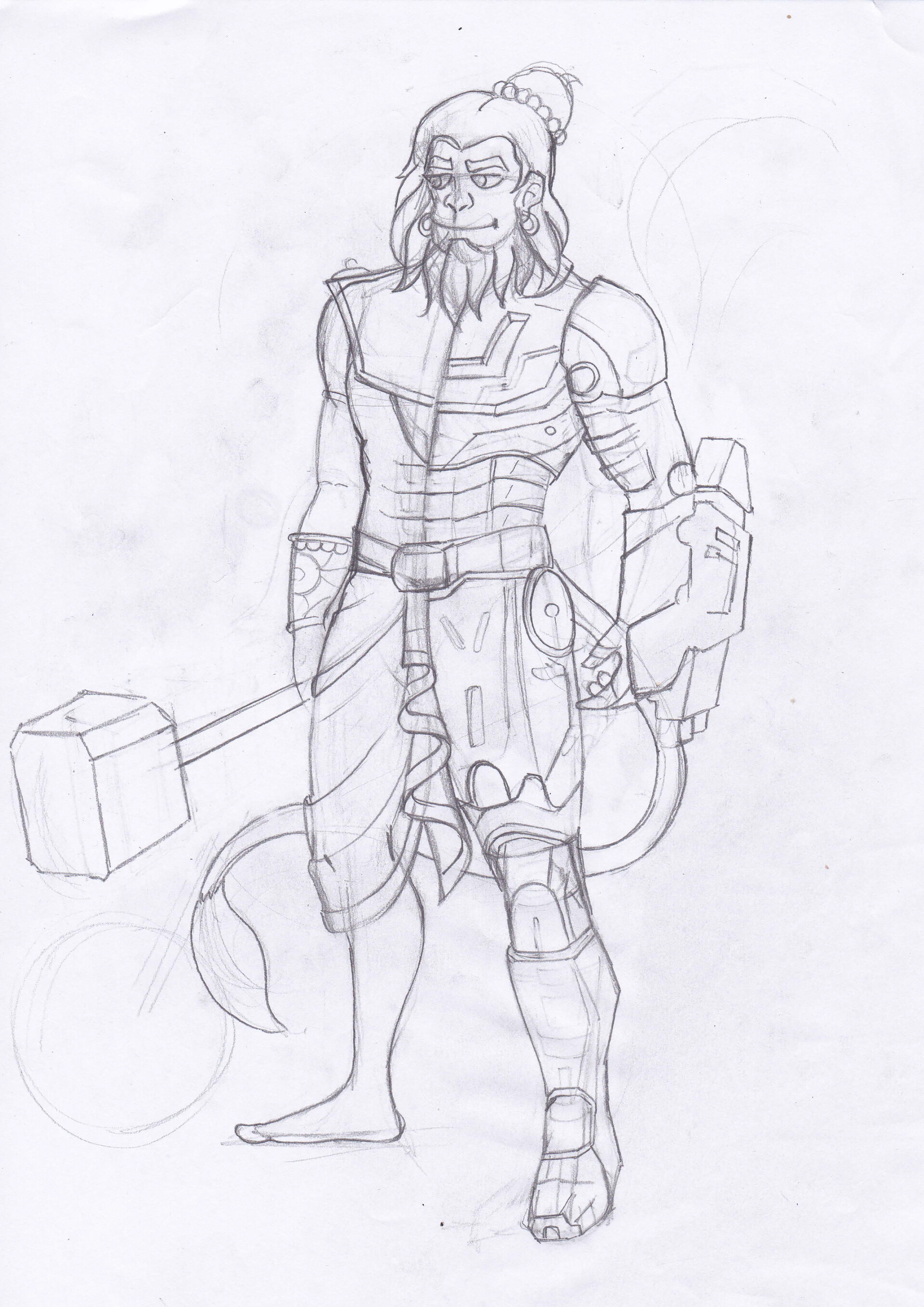 ArtStation - Iron Hanuman