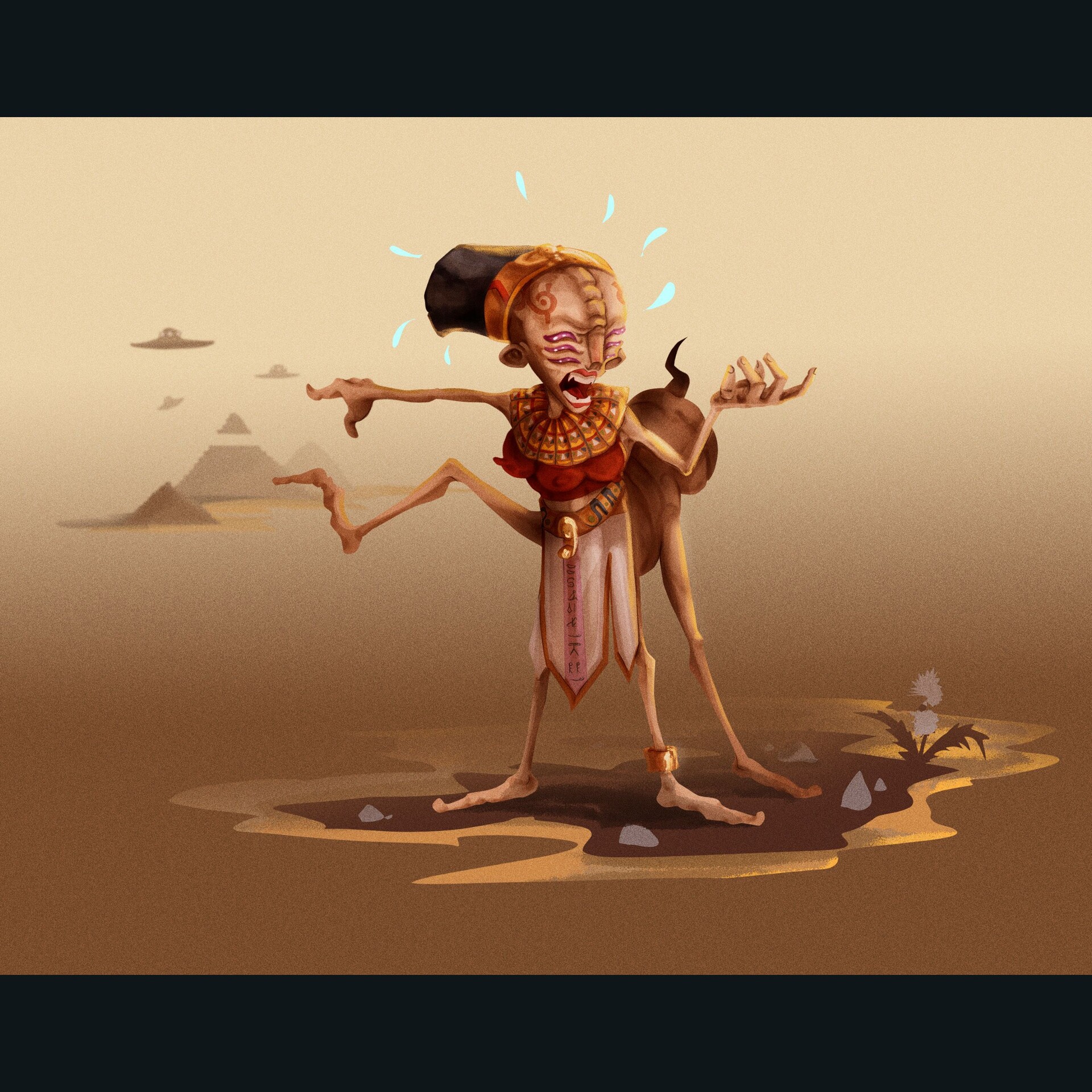 ArtStation - Egyptian Alien