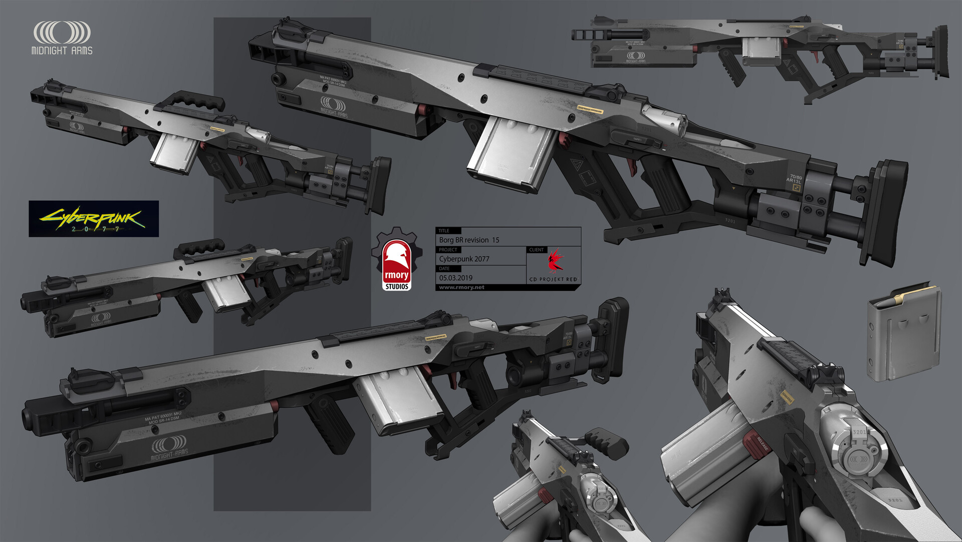 Kris Thaler - Cyberpunk 2077 Borg Battle Rifle