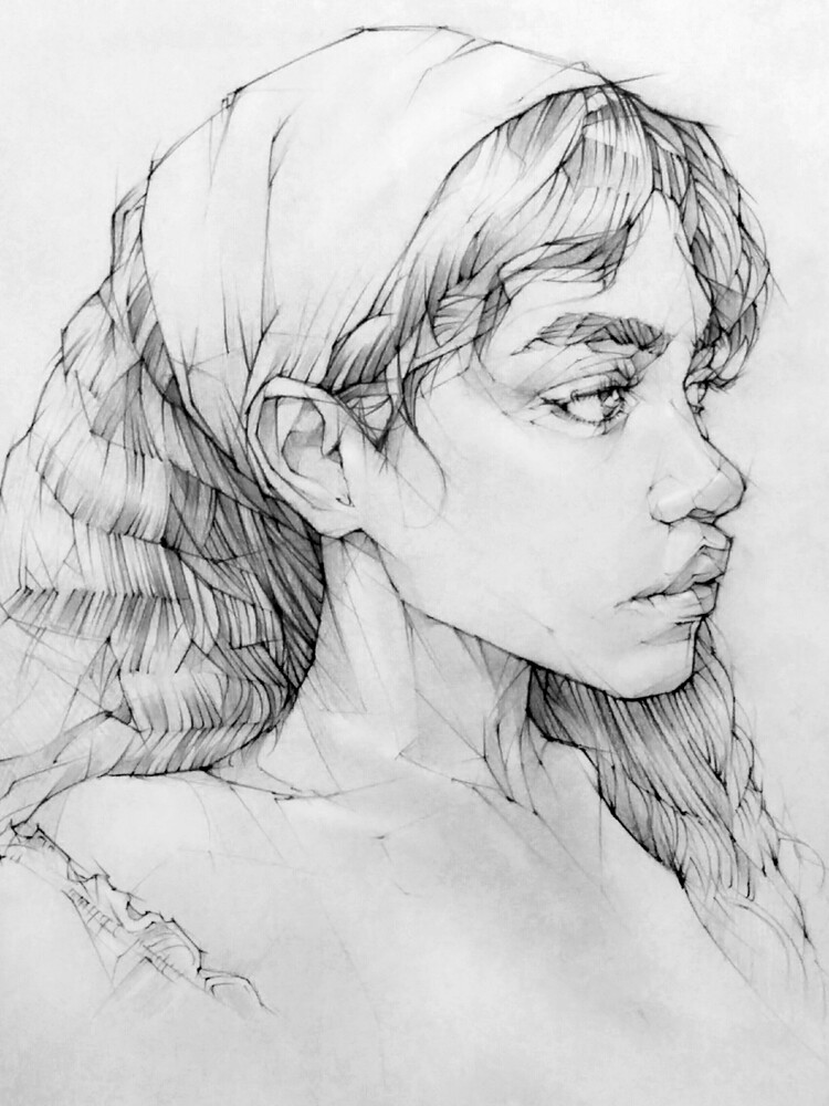 ArtStation - pencil drawing portrait Toh-Yasu藤保 #129