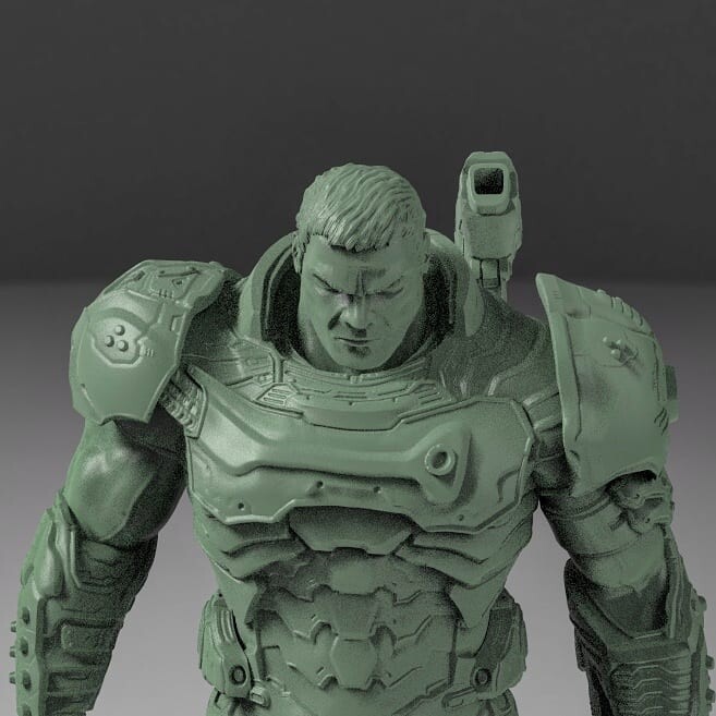 Bogdan Stepanenko - Doom slayer whith BFG