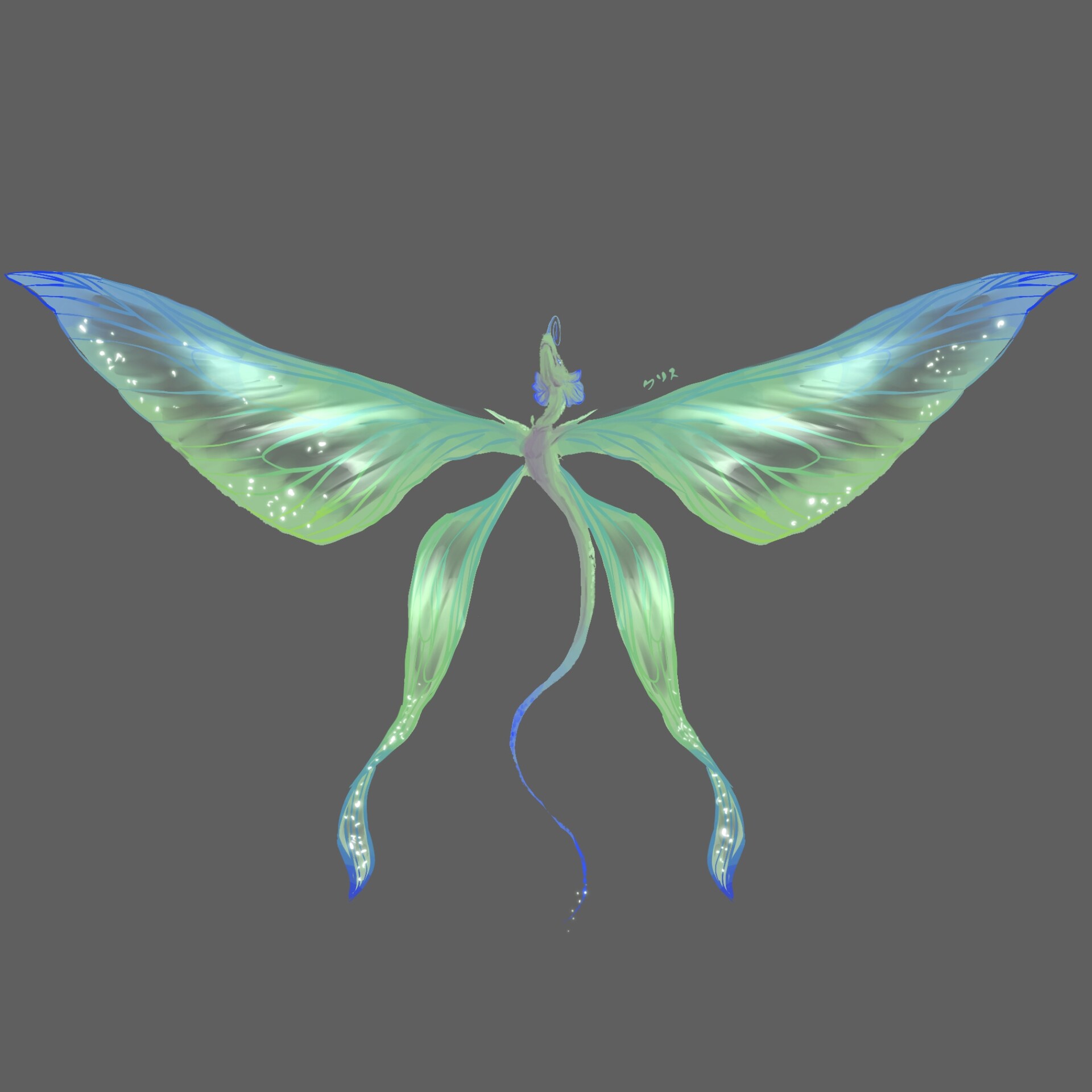 ArtStation - Butterfly dragon - creatuanary day 11