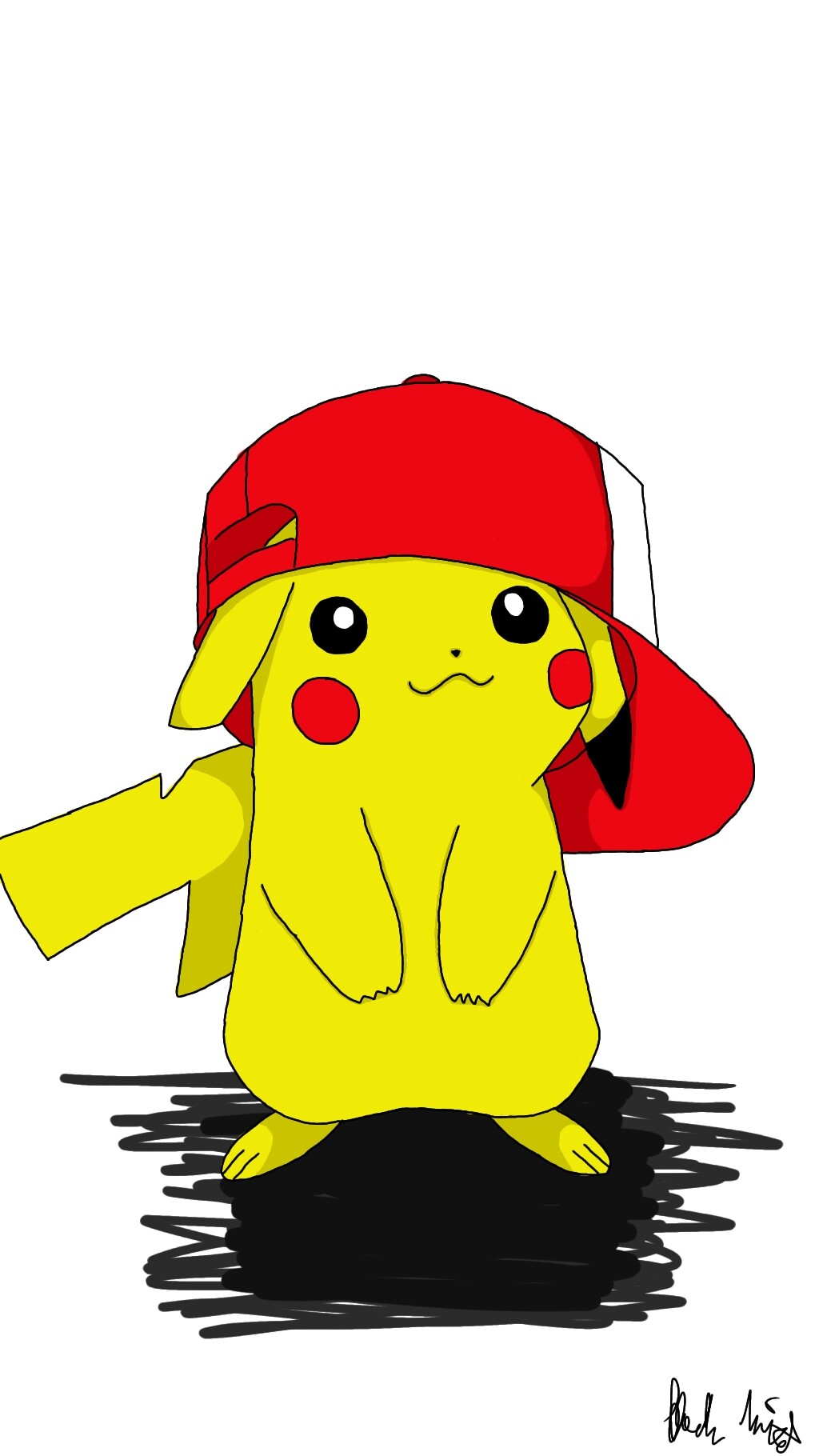 ArtStation - Pikachu in a hat