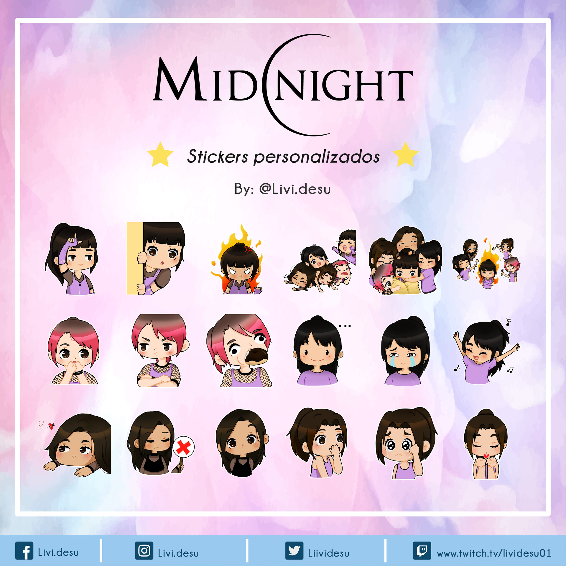 ArtStation - Comission Stickers