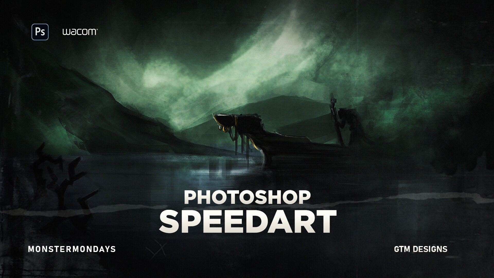 GTM_Design - Haunted River| Digital Painting by GTMDesigns